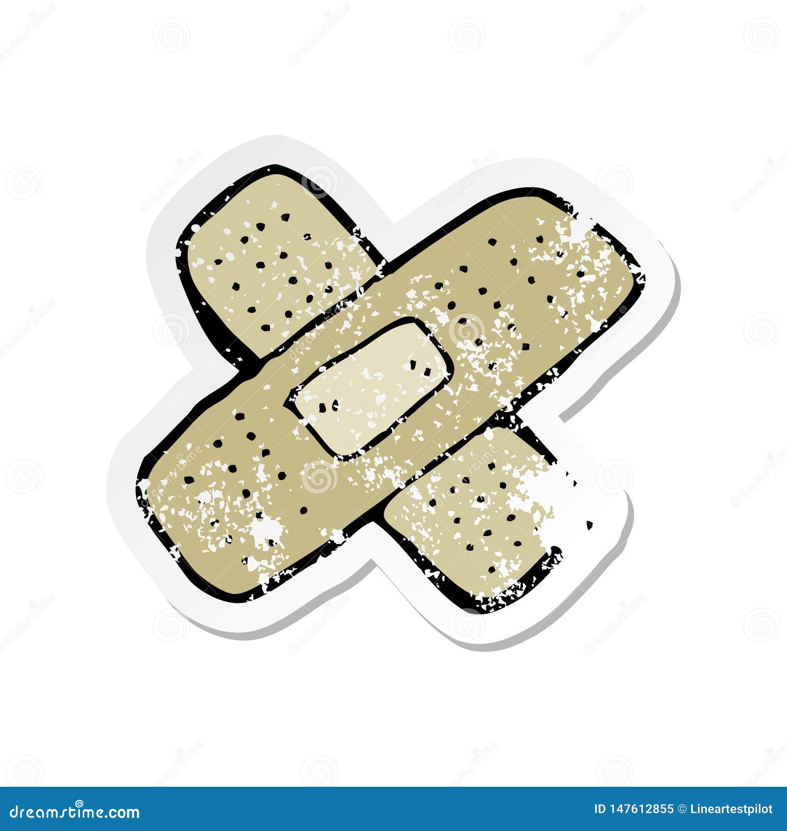 Cartoon Plaster Vector Illustration | CartoonDealer.com #37012038