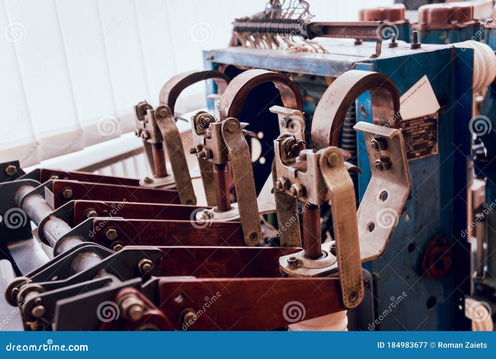 Retro Electrical Equipment. Electricity Cable and Electrical ...