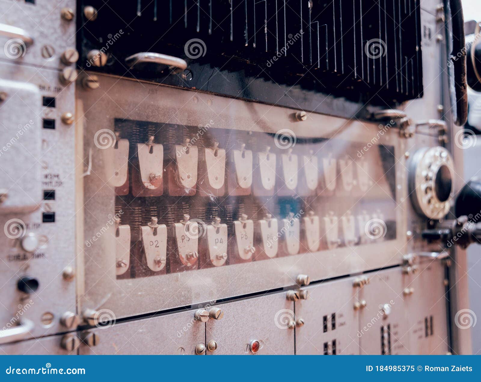 Retro Electrical Equipment. Electricity Cable and Electrical ...