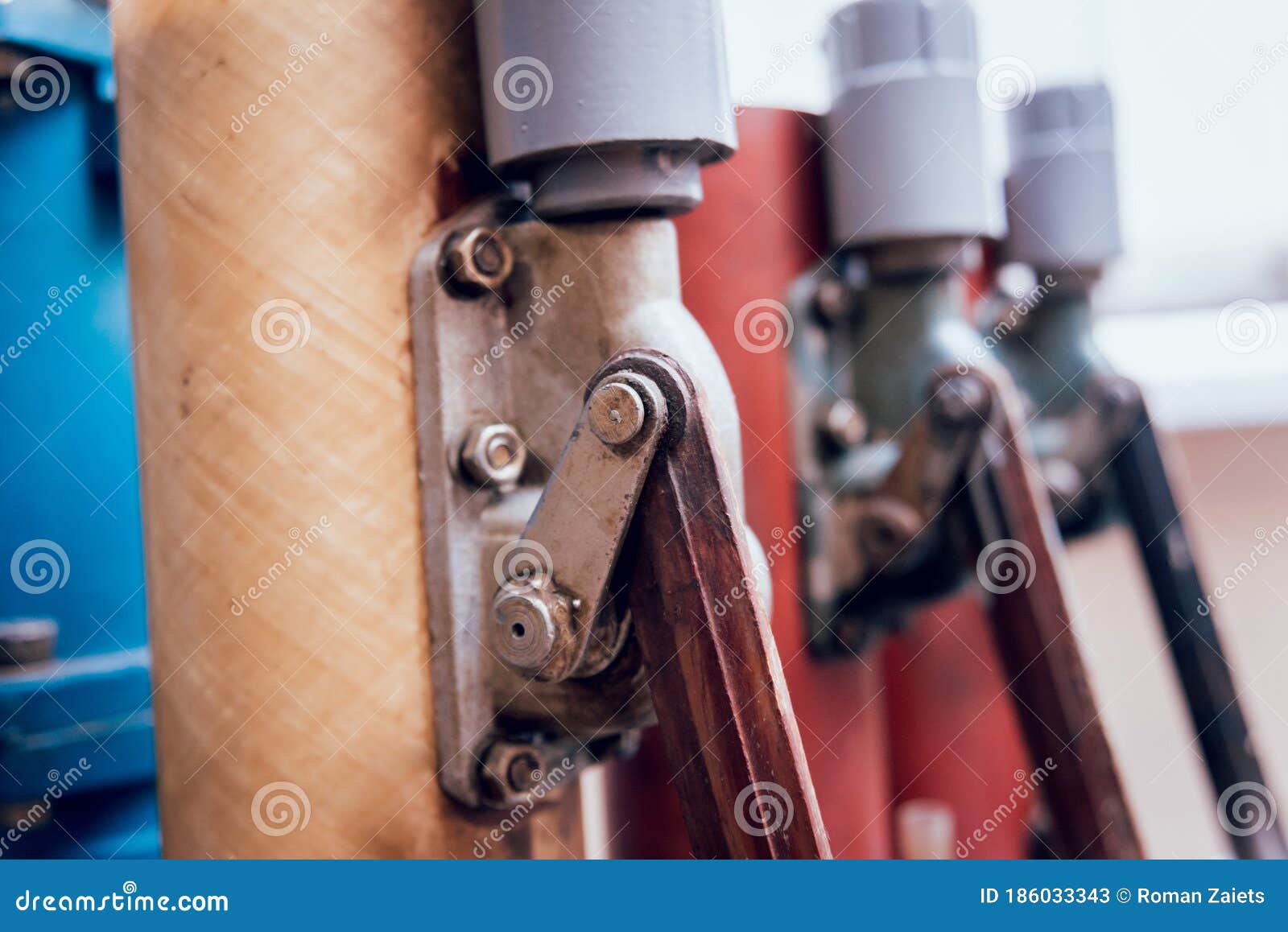 Retro Electrical Equipment. Electricity Cable and Electrical ...