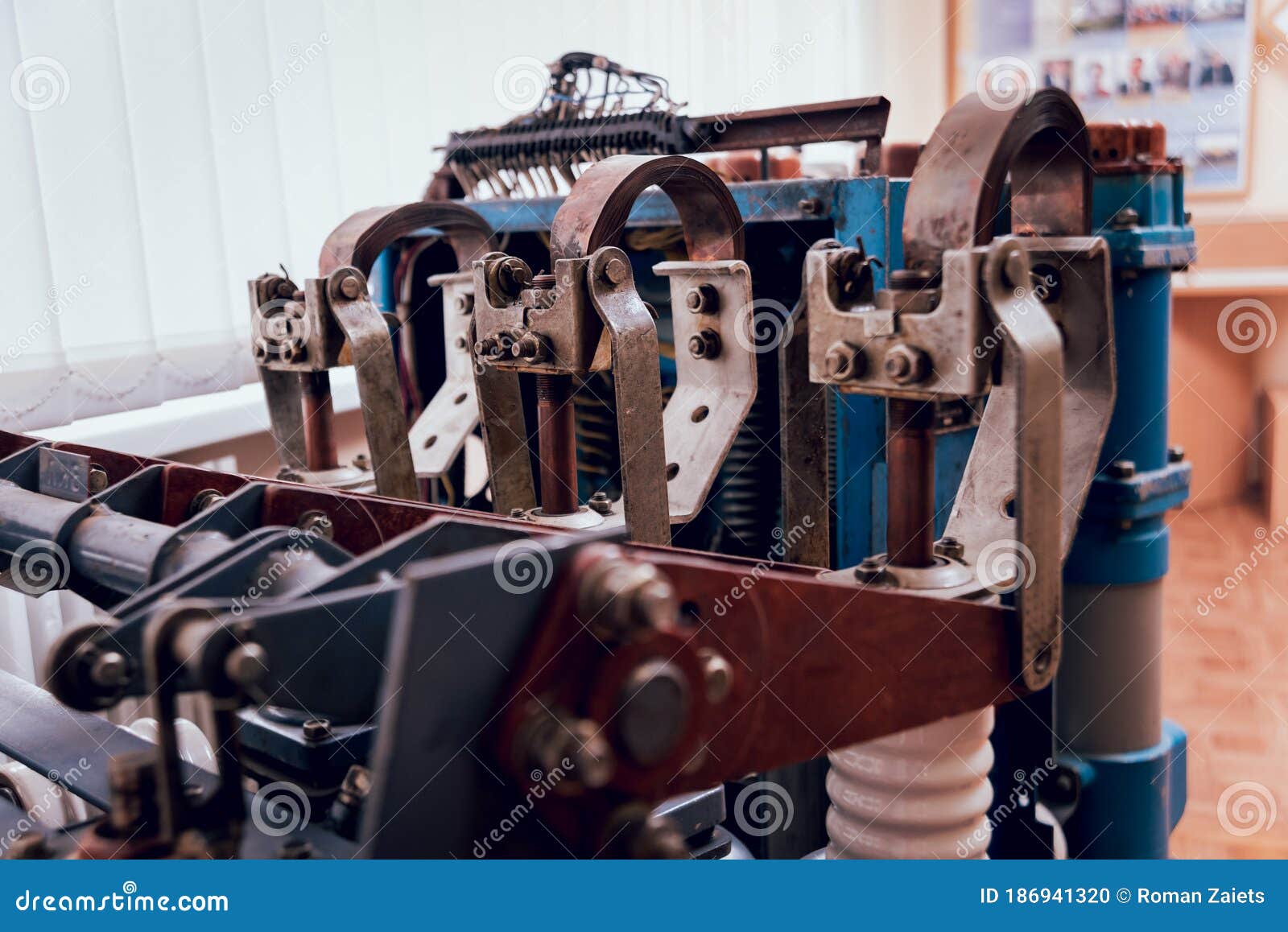 Retro Electrical Equipment. Electricity Cable and Electrical ...