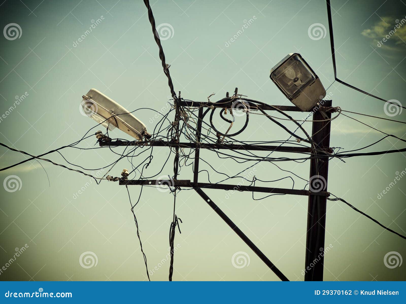 Retro Electrical Wires Istanbul Stock Photo - Image of istanbul ...