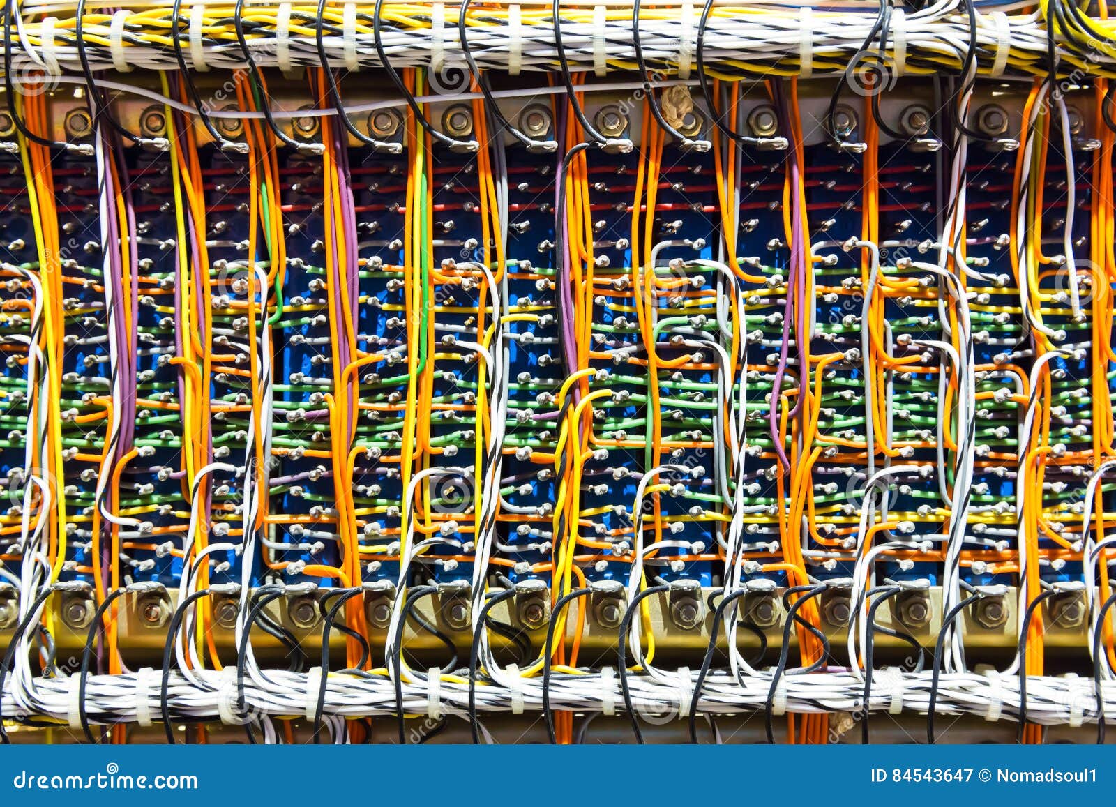 Retro Electronic Wires and Cables Stock Image - Image of phone, network ...