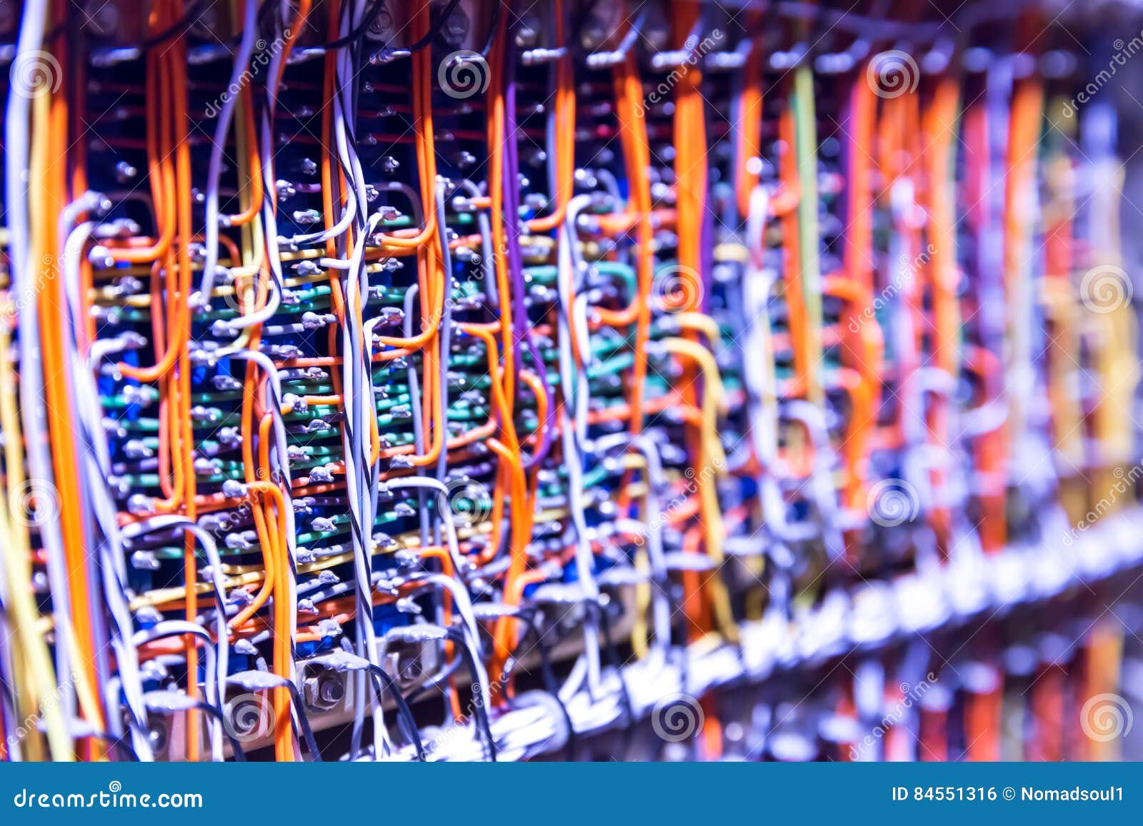 Retro Electronic Wires and Cables Stock Photo - Image of line, channels ...