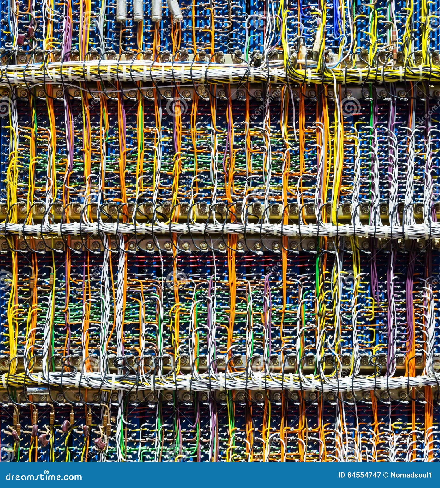 Retro Electronic Wires and Cables Stock Image - Image of history ...