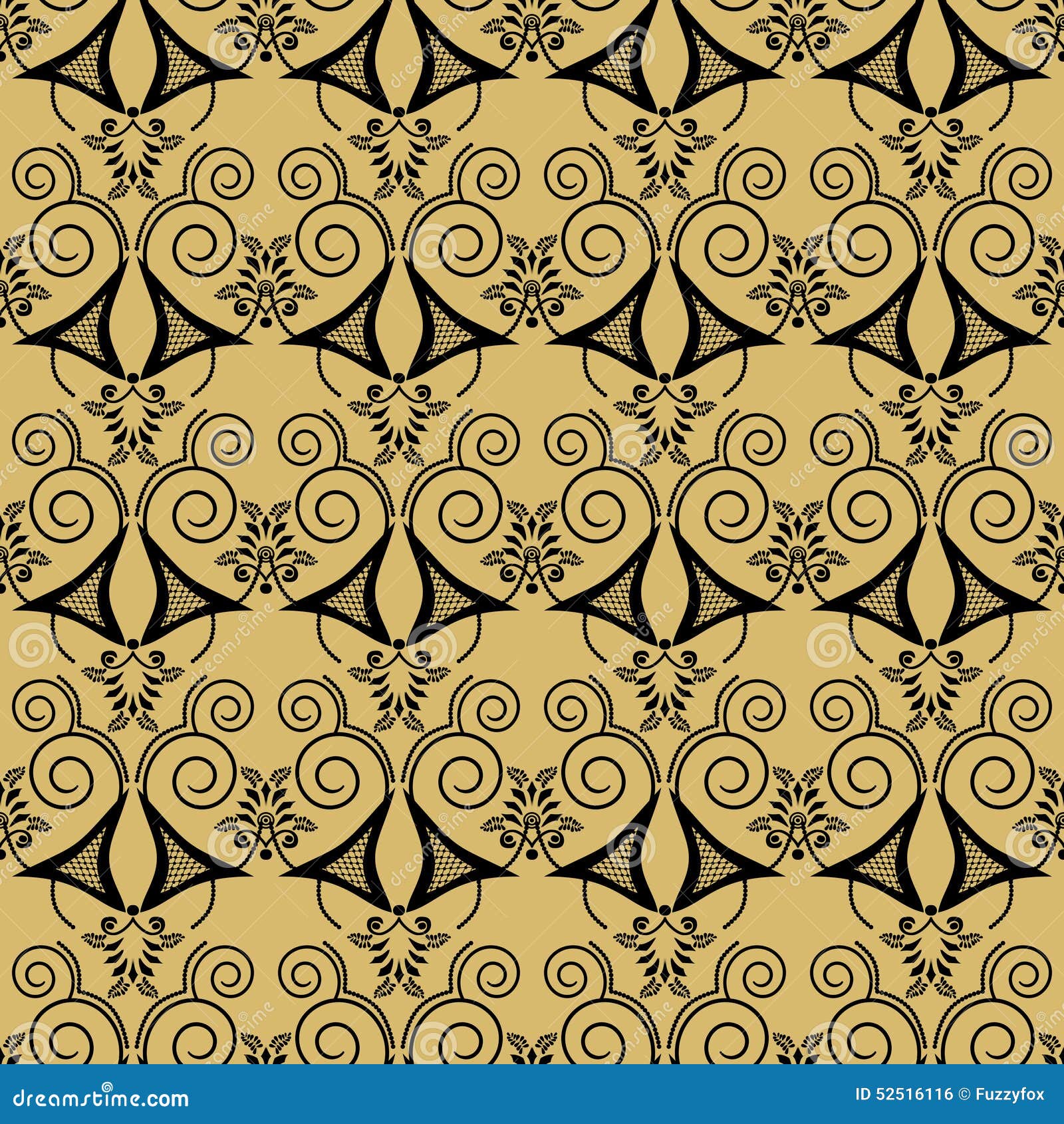 Retro Elements Background Abstract Geometric Seamless Pattern Pu Stock ...