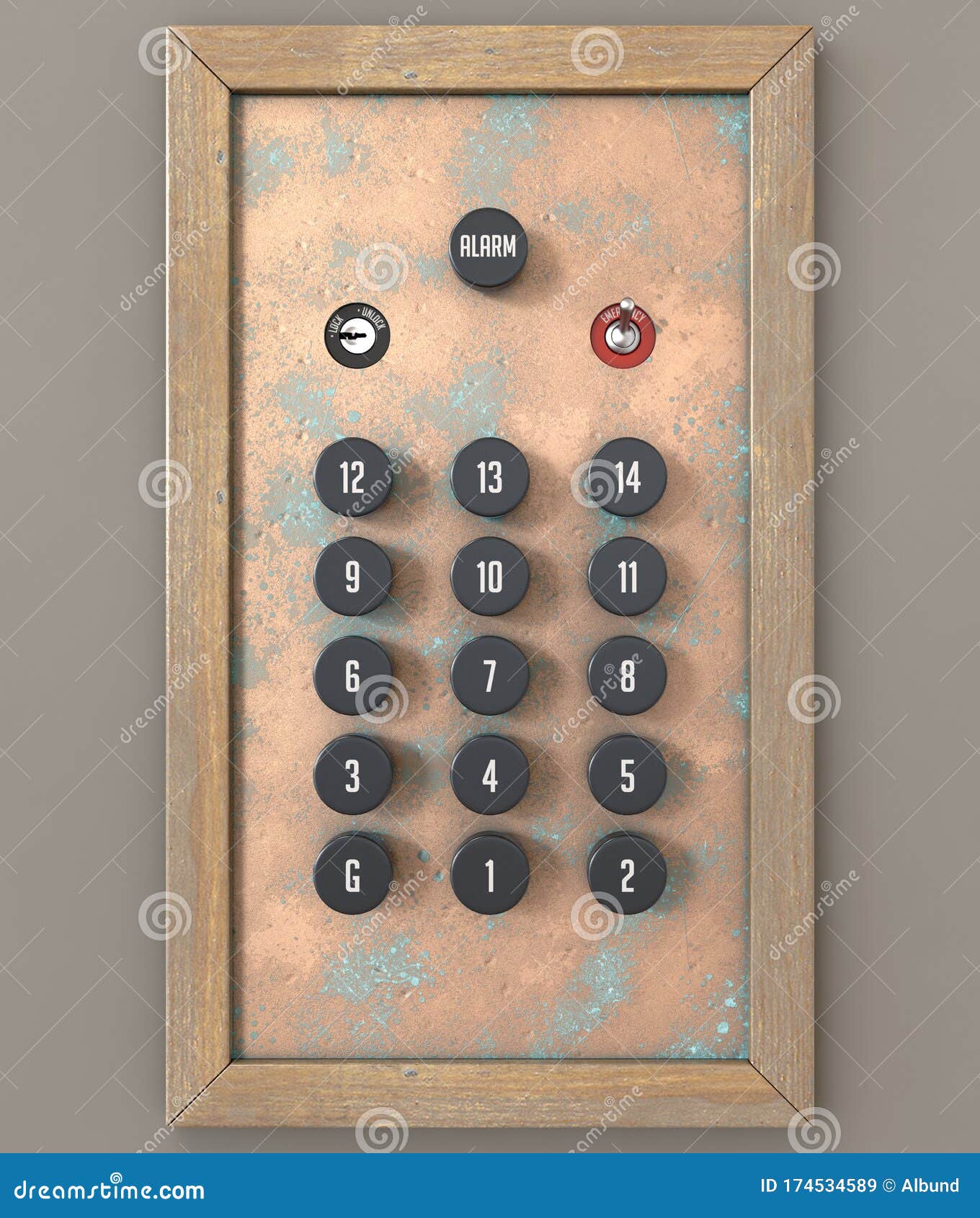 Elevator Control Panel Board Royalty-Free Stock Image | CartoonDealer ...