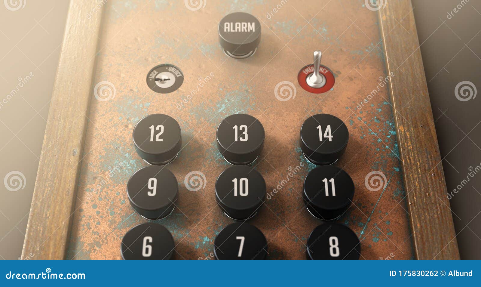 Elevator Control Panel Board Royalty-Free Stock Image | CartoonDealer ...