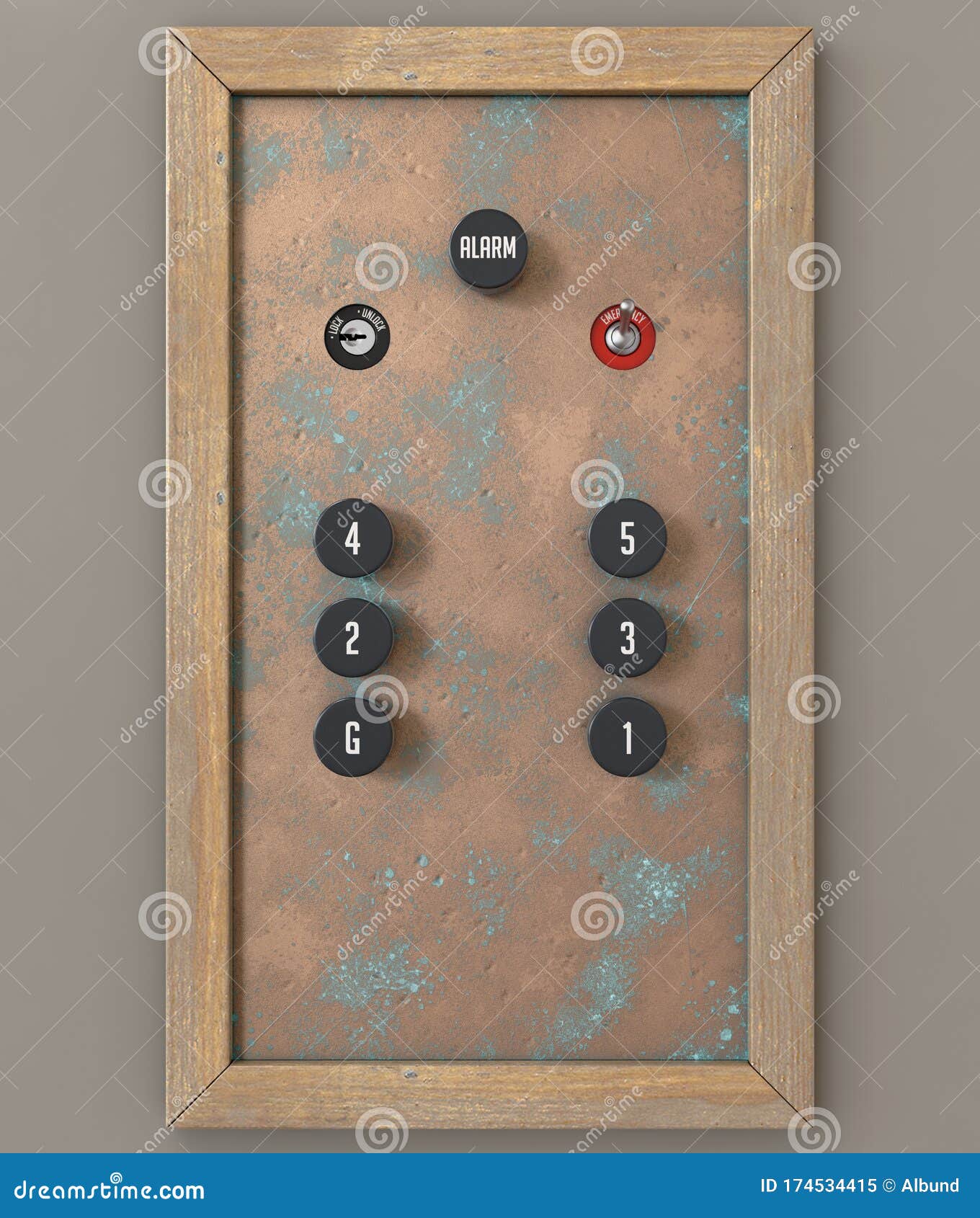 Elevator Control Panel Inside Elevator Royalty-Free Stock Image ...