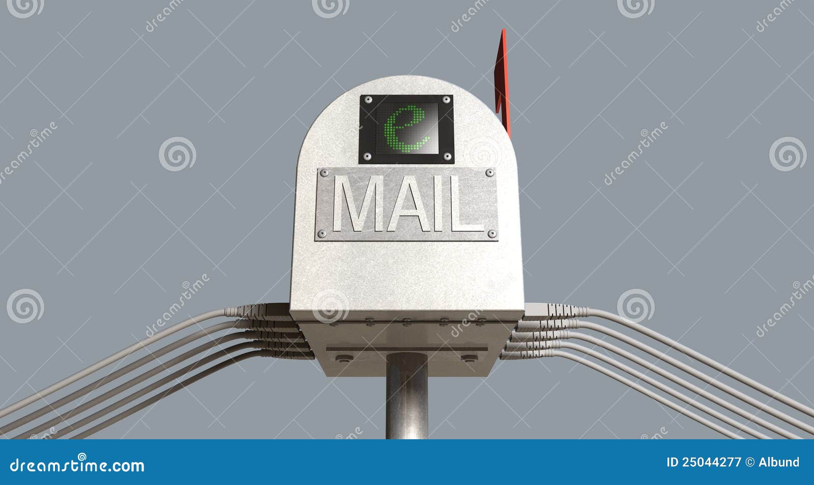 Retro Email Postbox stock illustration. Illustration of messages - 25044277