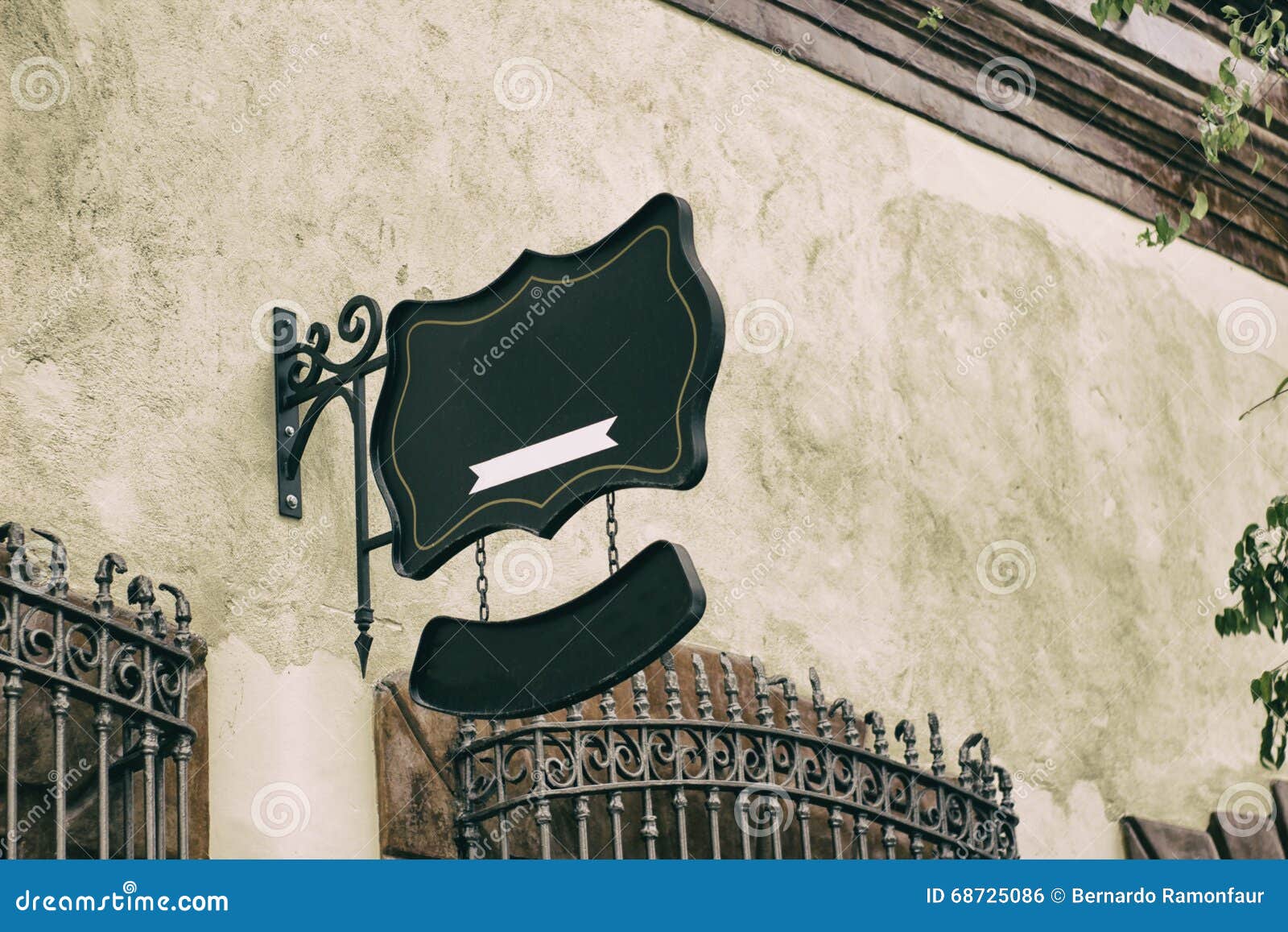 Retro empty sign stock photo. Image of shop, photograph - 68725086