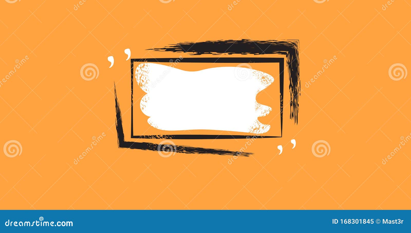 Retro Empty Speech Textbox or Think Banner Communication Quote Template ...