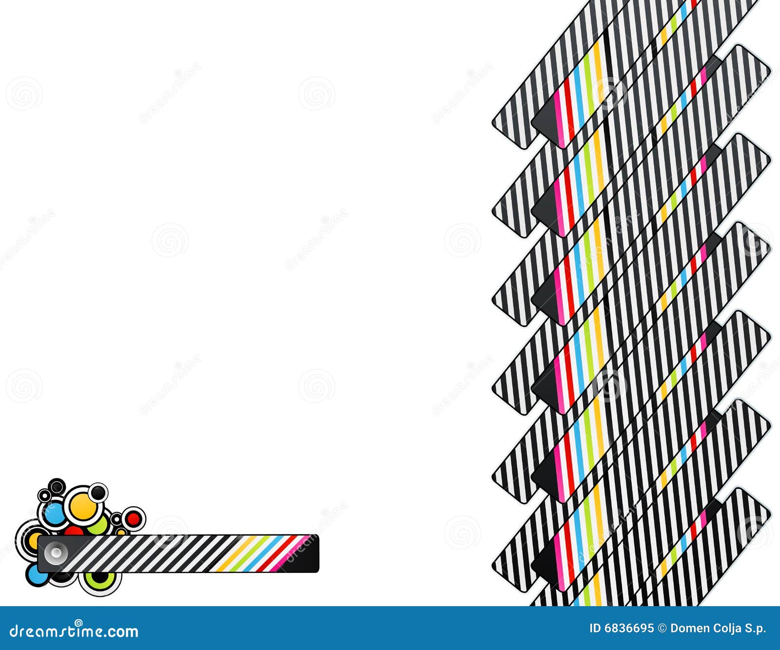 Retro end lines stock vector. Illustration of celebration - 6836695