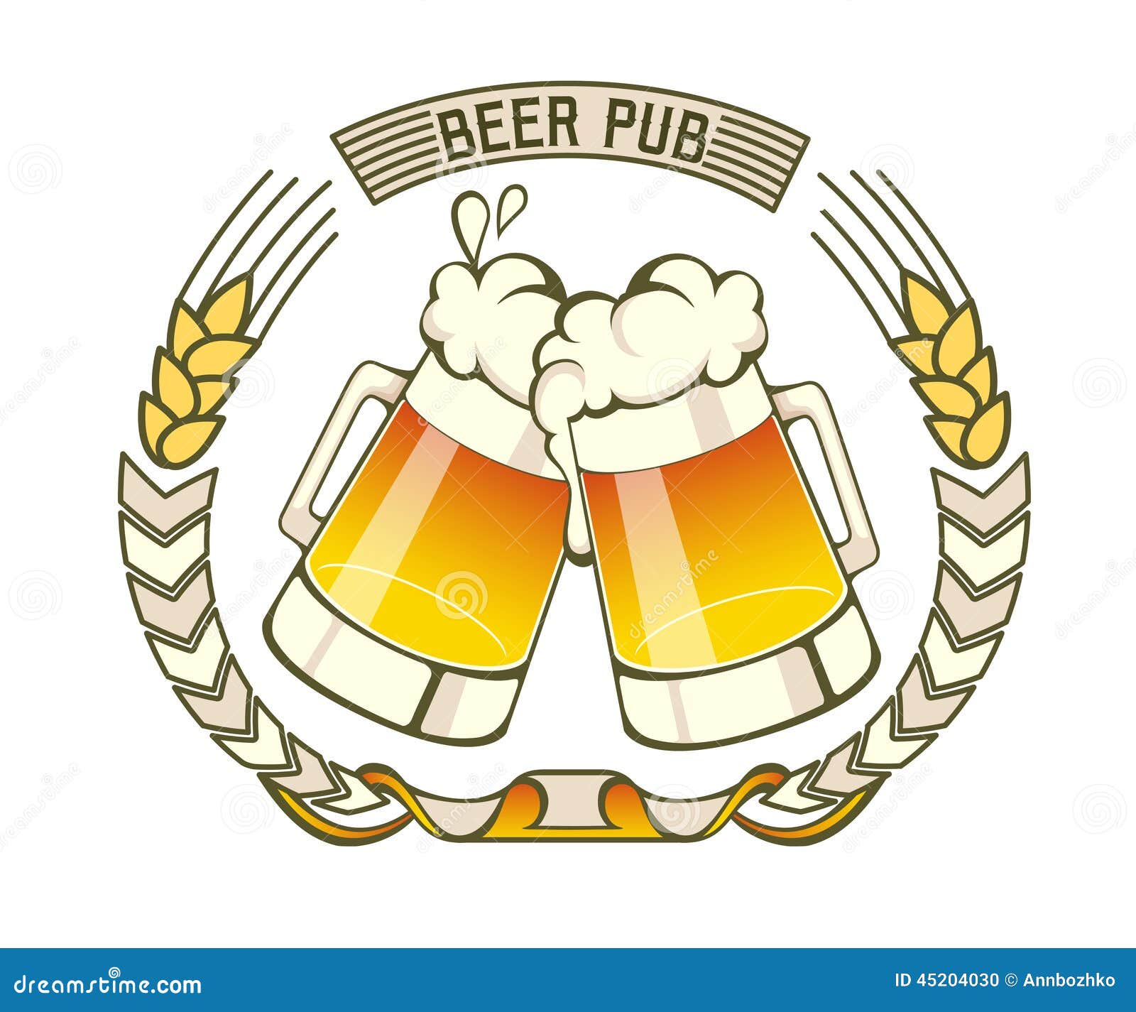 Retro Etichetta Disegnata Di Birra Illustrazione Vettoriale ... Retro Etichetta Disegnata Di Birra Illustrazione Vettoriale ...