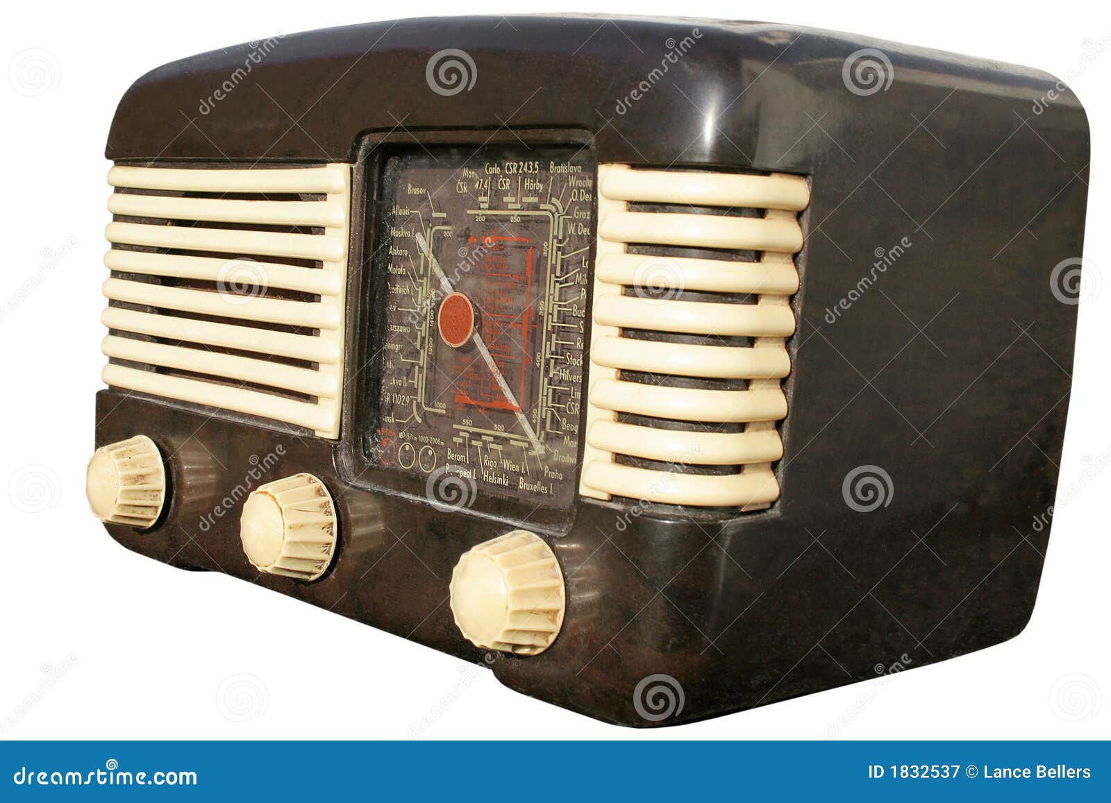 Retro Europese radio stock afbeelding. Image of reeks - 1832537