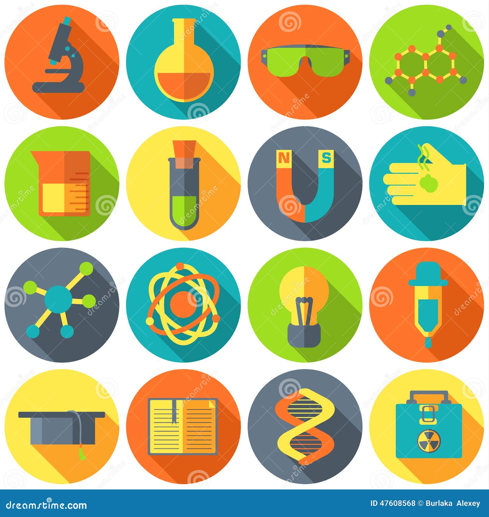 Retro Experiments in a Science Chemistry Stock Vector - Illustration of ...
