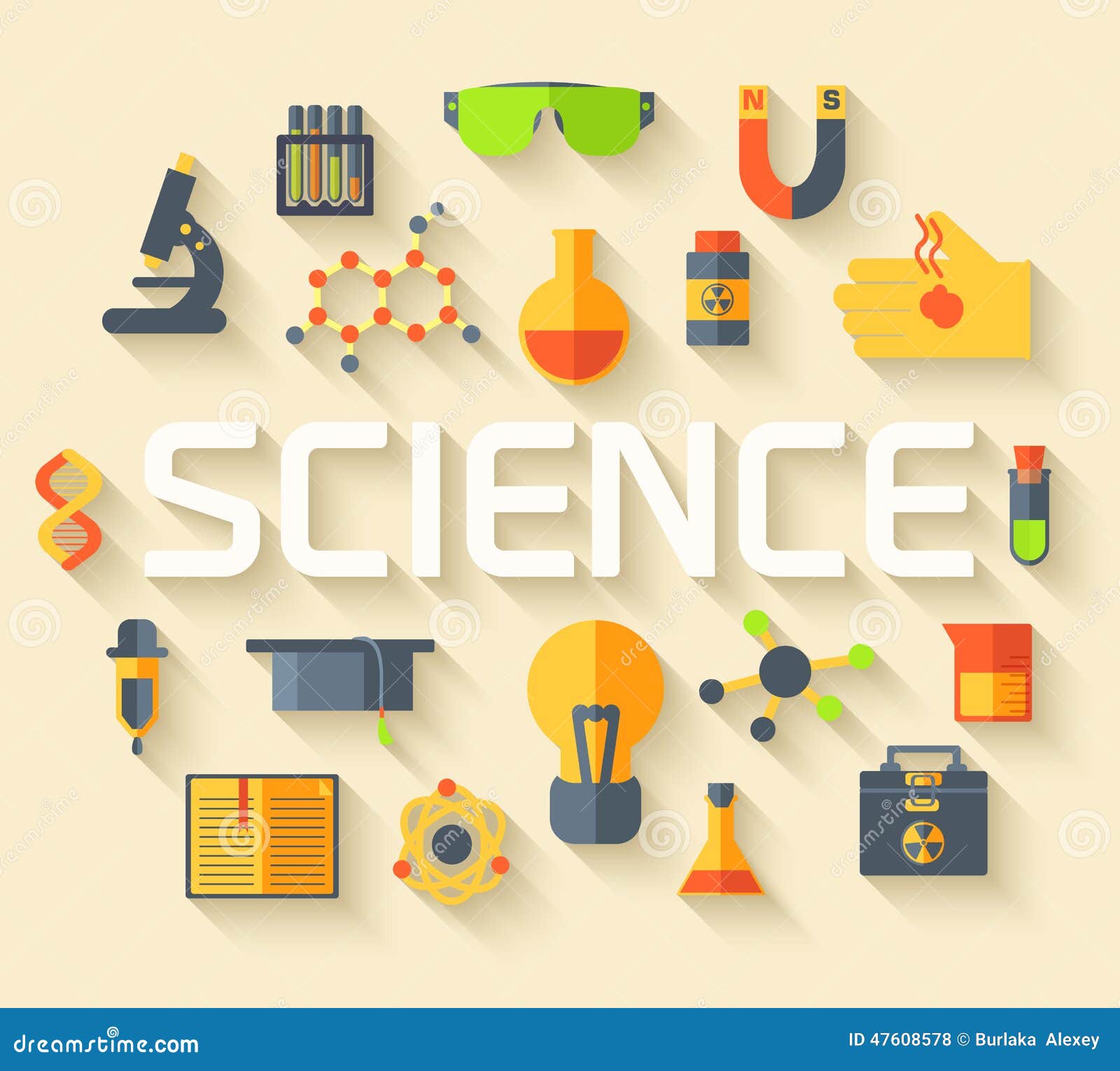 Retro Experiments in a Science Chemistry Stock Vector - Illustration of ...