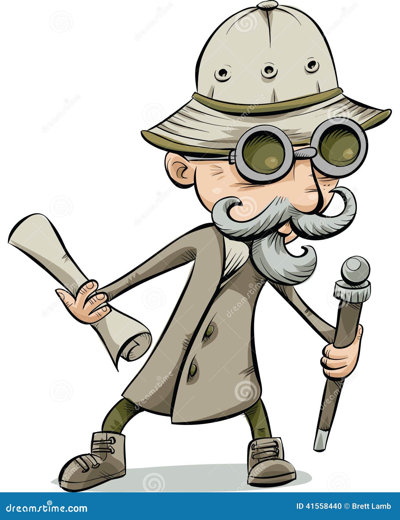 Retro Explorer Stock Illustration - Image: 41558440