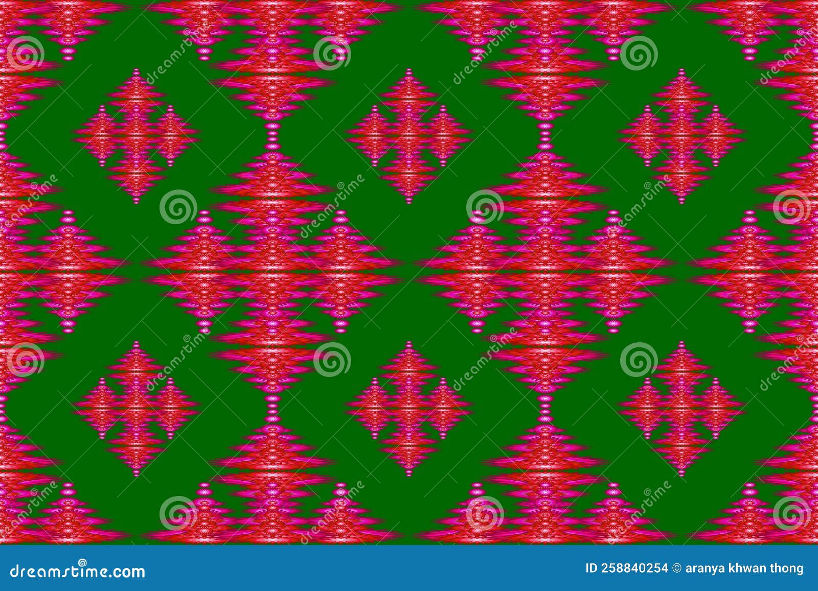 Retro Fabric Pattern, Seamless Geometric Ethnic Fabric Pattern, Magenta ...