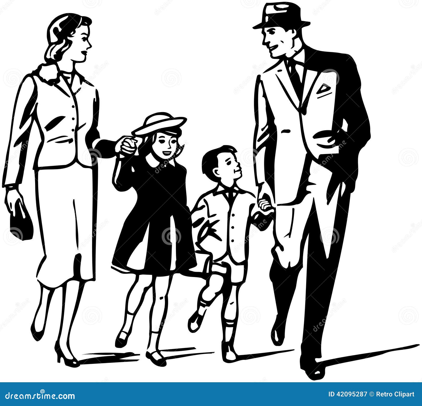 Retro Family Tree With Polaroid Photo Frames Cartoon Vector ...