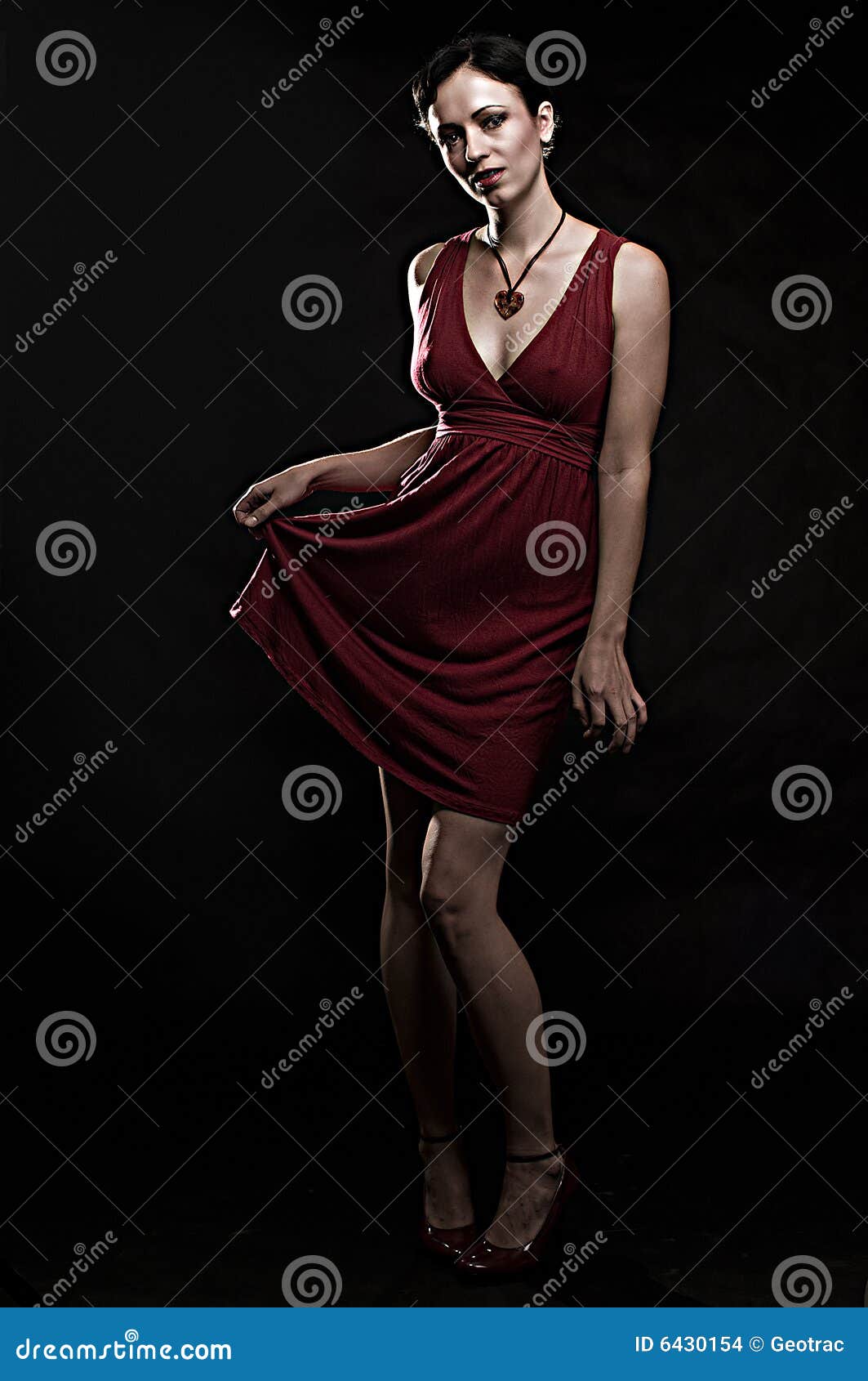 Retro fashion stock photo. Image of lady, caucasian, standing - 6430154