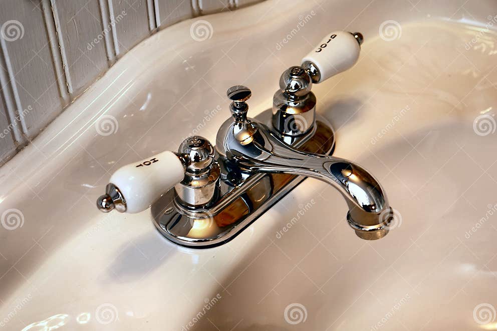 Retro faucets stock image. Image of water, relax, fixture - 839047