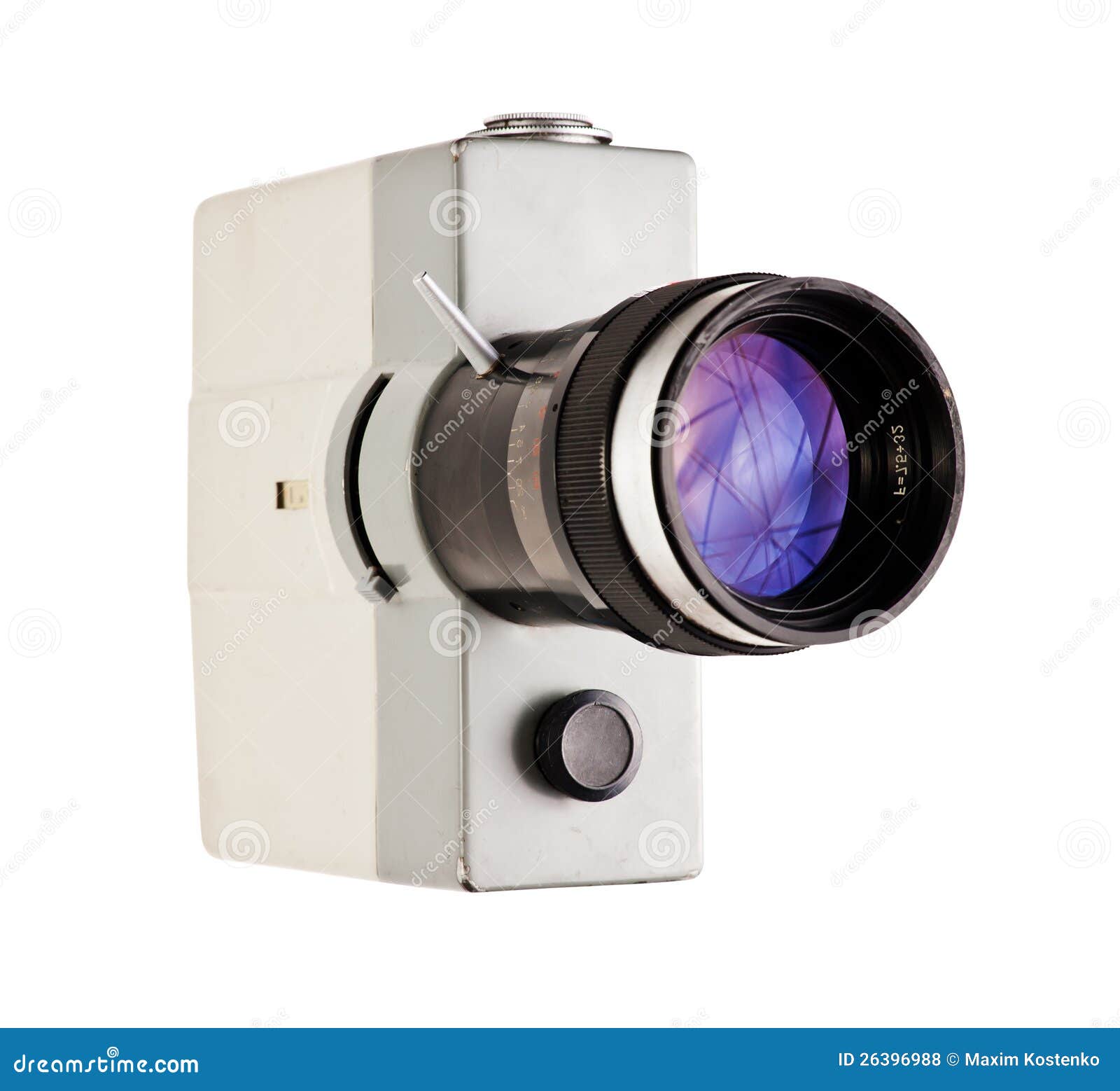 Retro film camera stock photo. Image of camera, movie - 26396988