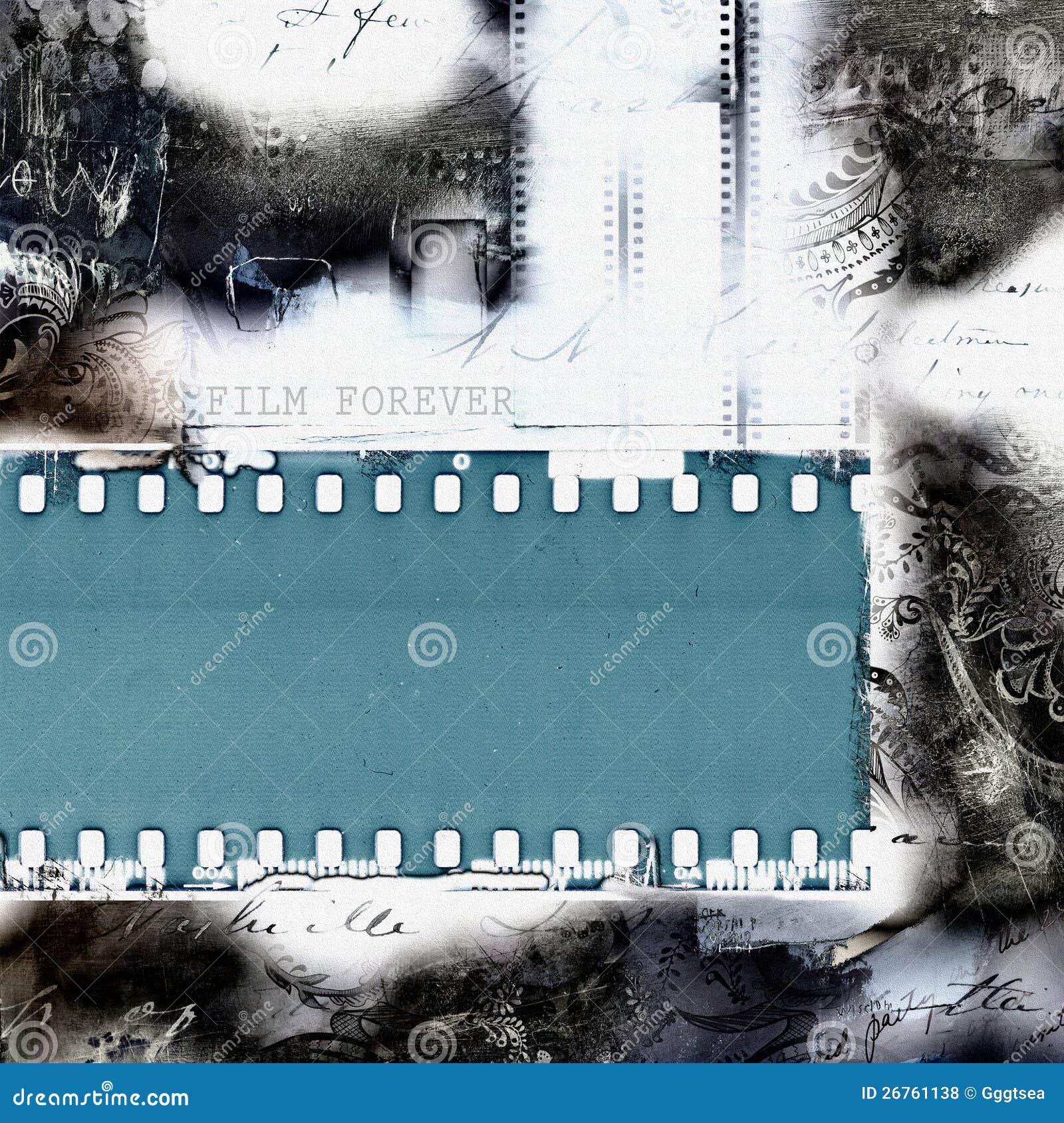 Retro film poster stock photo. Image of forever, film - 26761138