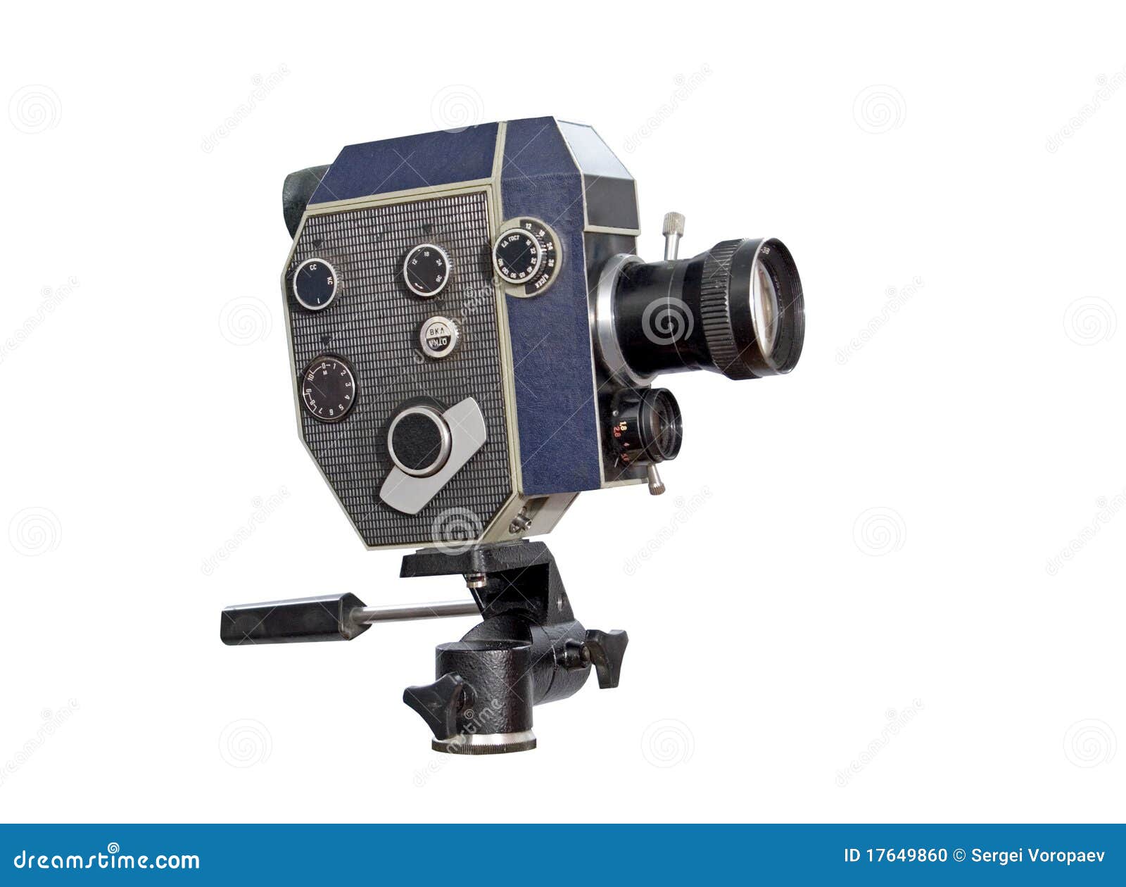 Retro filmcamera 8mm 16mm stock foto. Image of beelden - 17649860