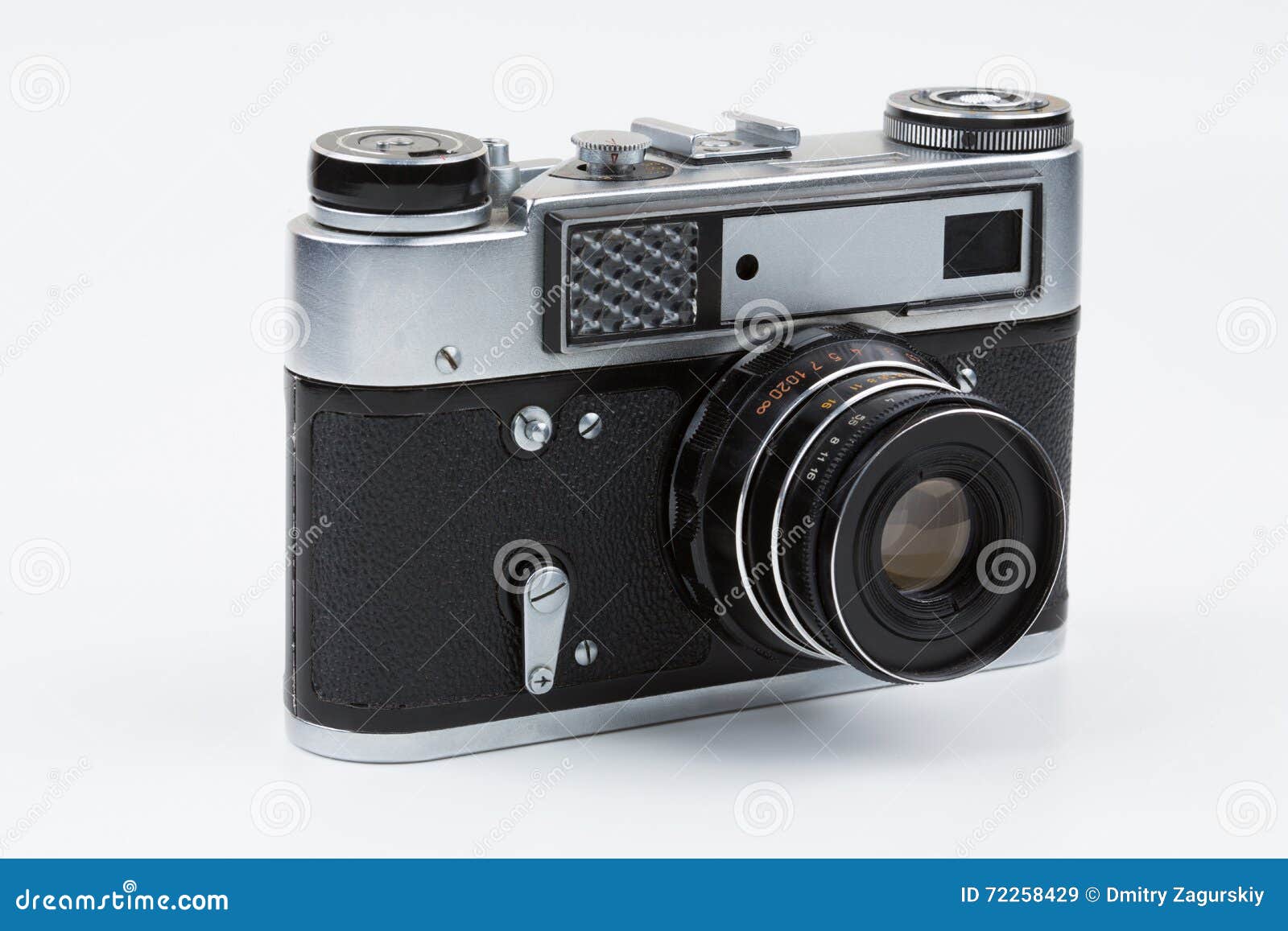 Retro Filmcamera Op Een Witte Achtergrond Stock Afbeelding - Image of ...