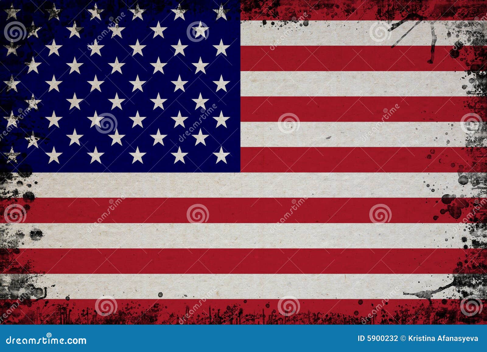 Retro Flag Silhouette. Vintage Waving Flags, Ripped Banner And Grunge ...
