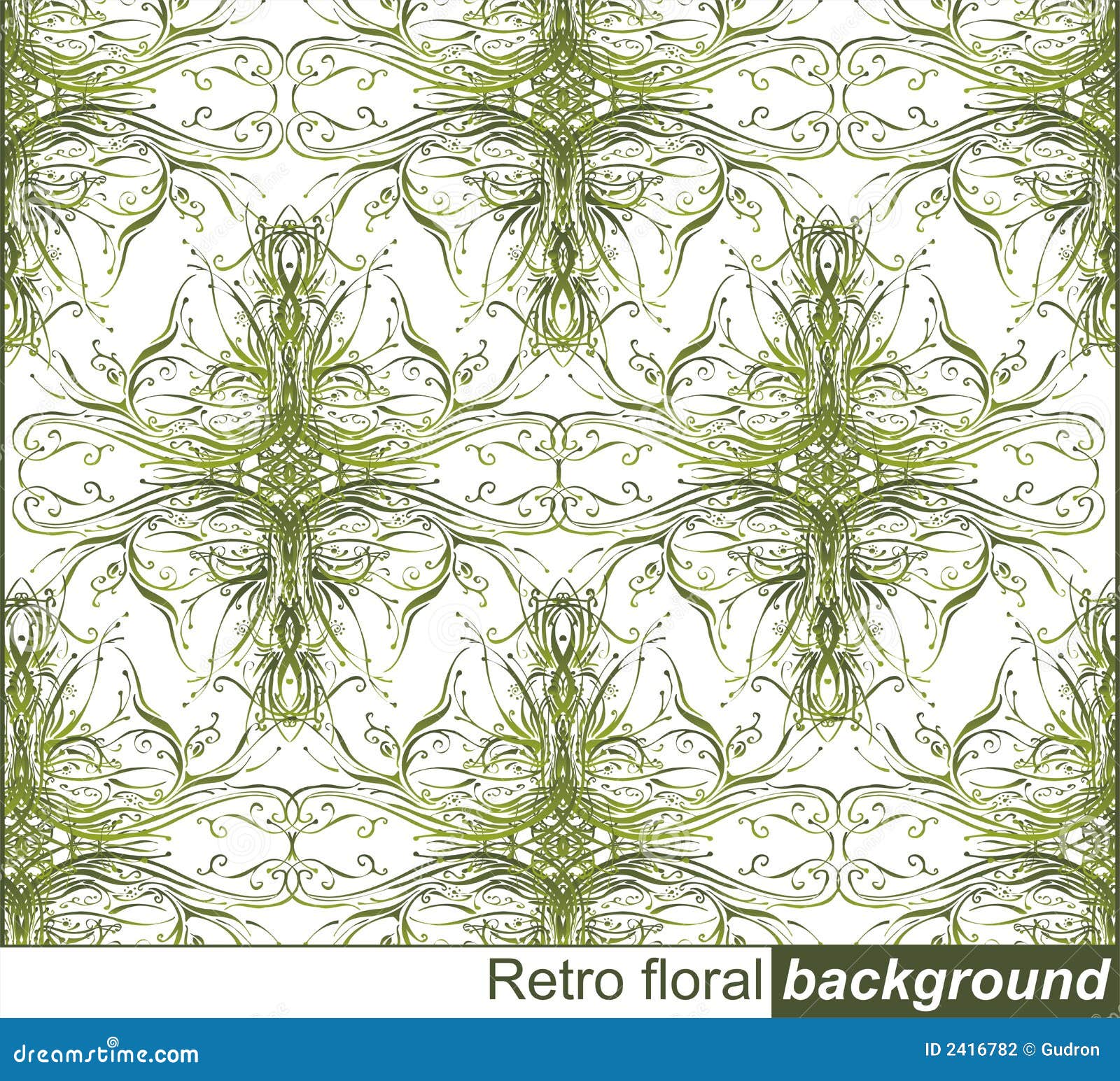 Retro Floral Ornament,pattern Stock Vector - Illustration of nature ...