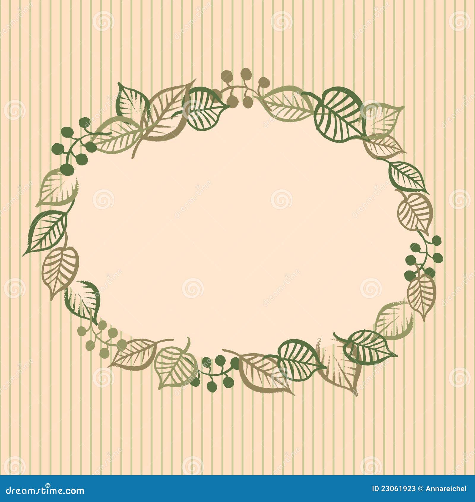 Retro floral vignette stock vector. Illustration of openwok - 23061923