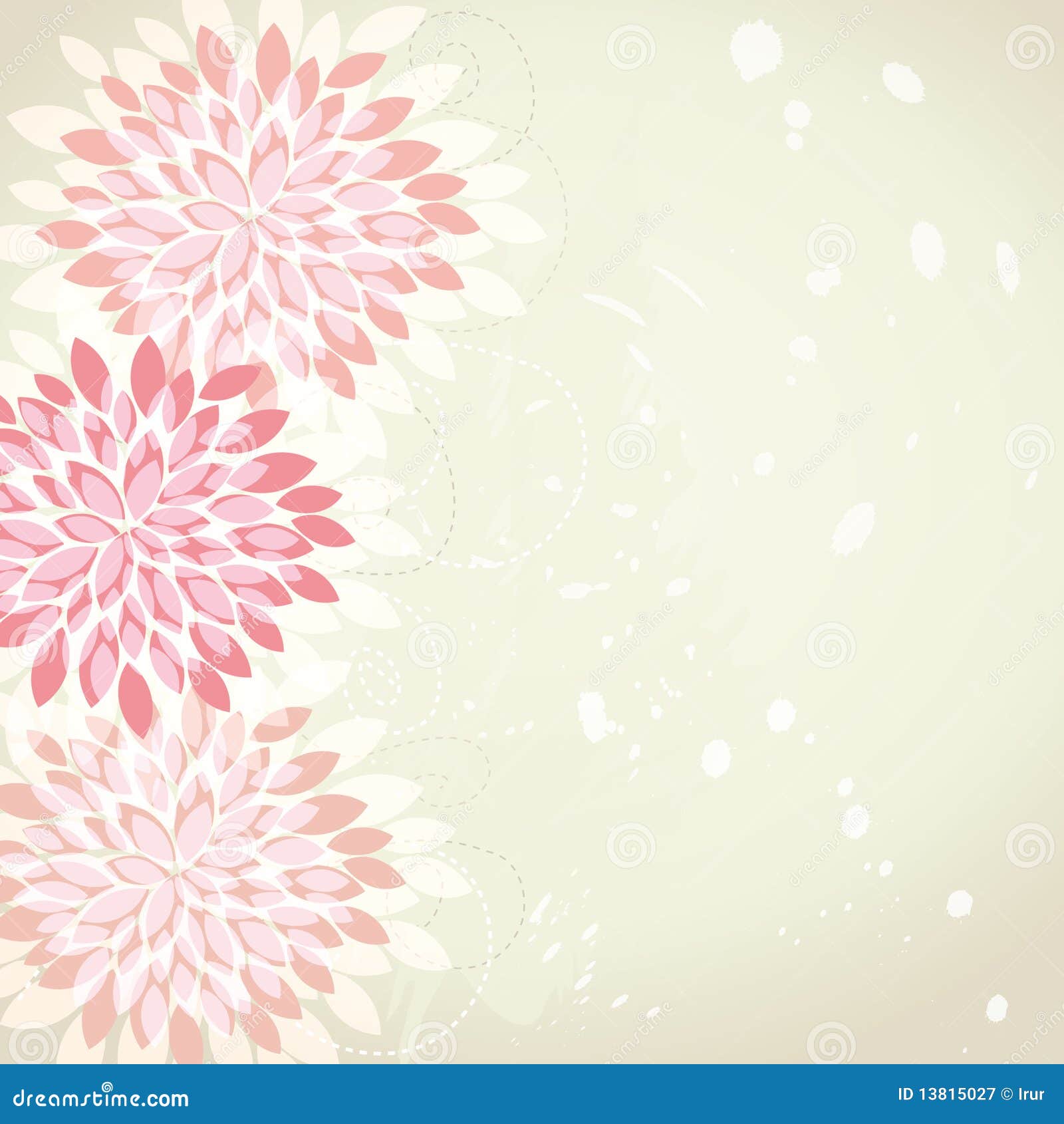 Retro flower background stock vector. Illustration of ornament - 13815027