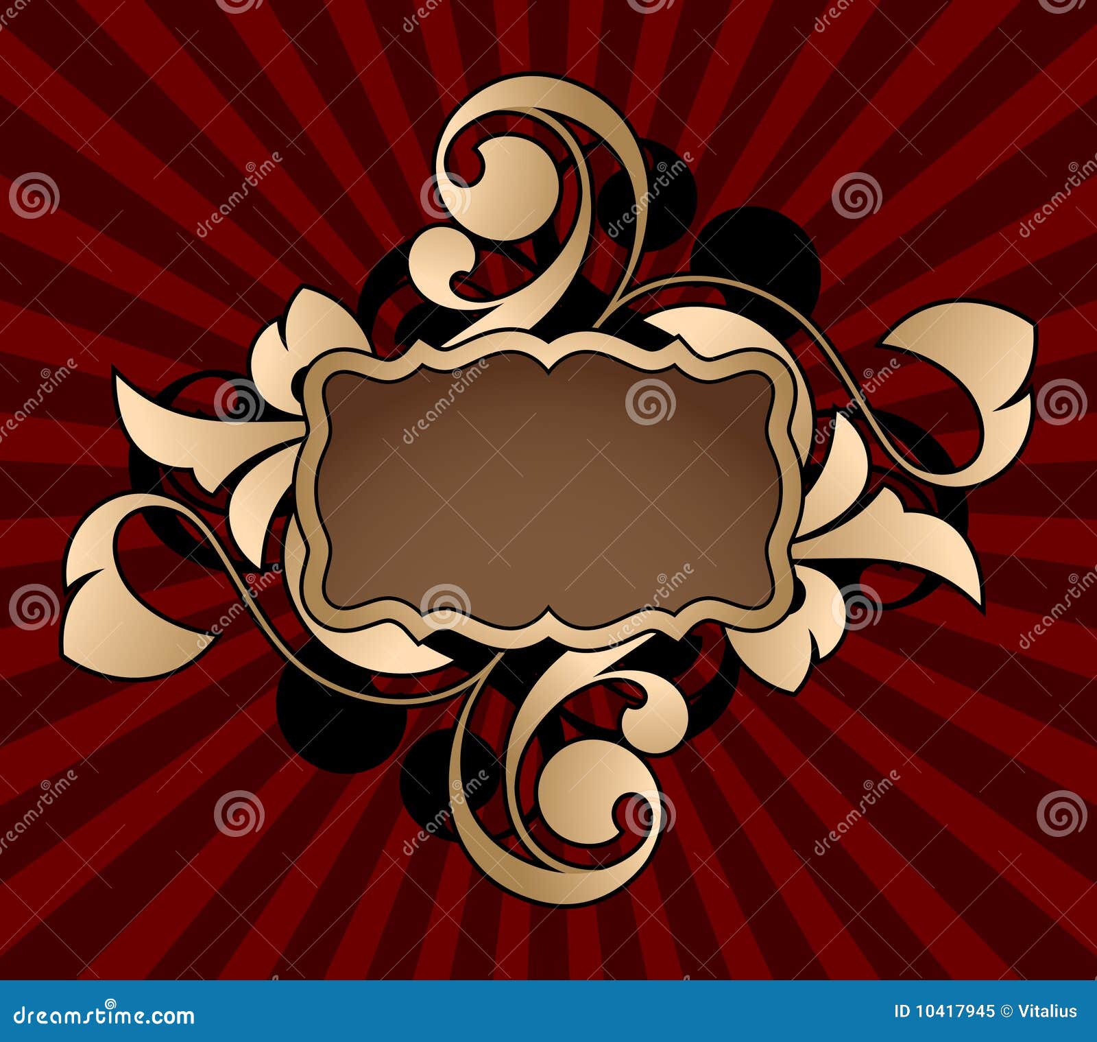 Retro frame stock illustration. Illustration of retro - 10417945