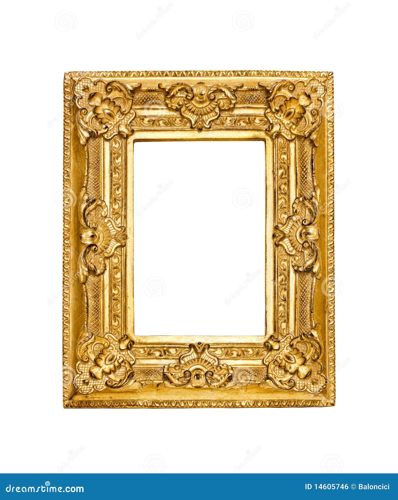 Retro frame stock photo. Image of gold, clipping, frame - 14605746