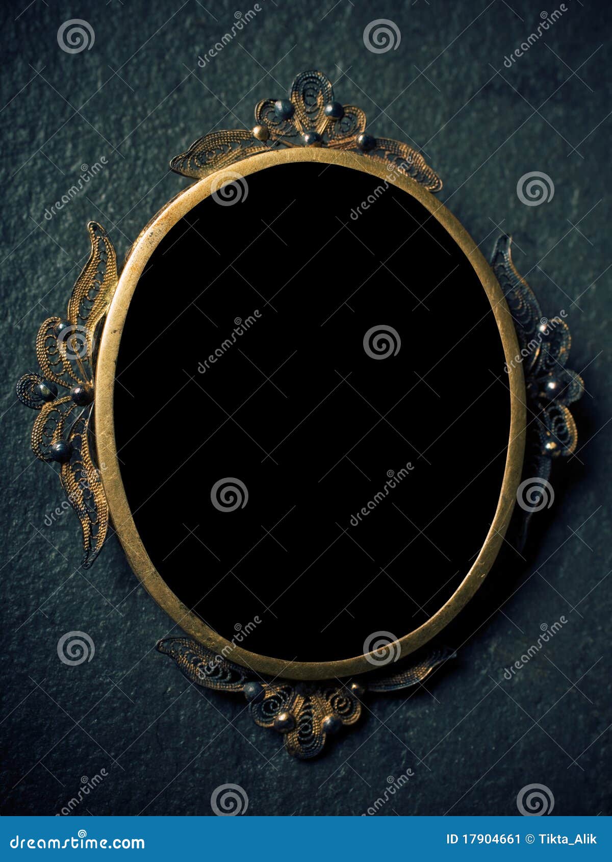 Retro frame stock image. Image of vintage, metal, dark - 17904661