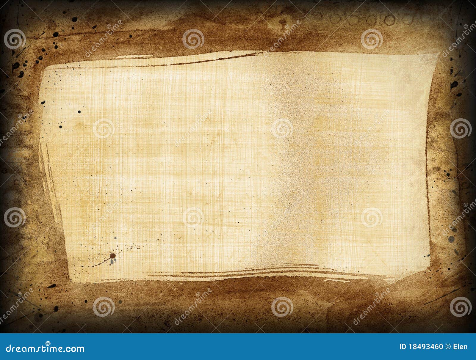Retro frame stock photo. Image of traditional, papyrus - 18493460