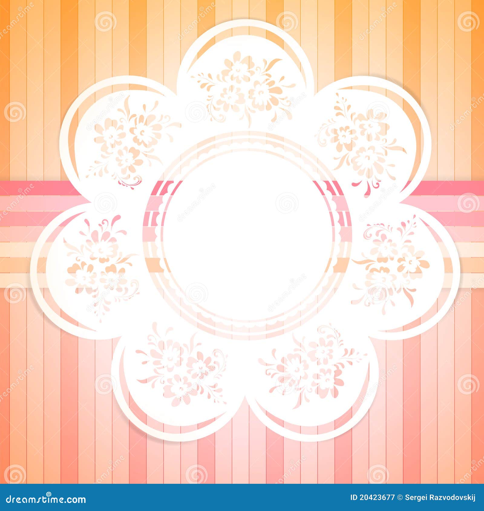 Retro frame stock vector. Illustration of tenderness - 20423677