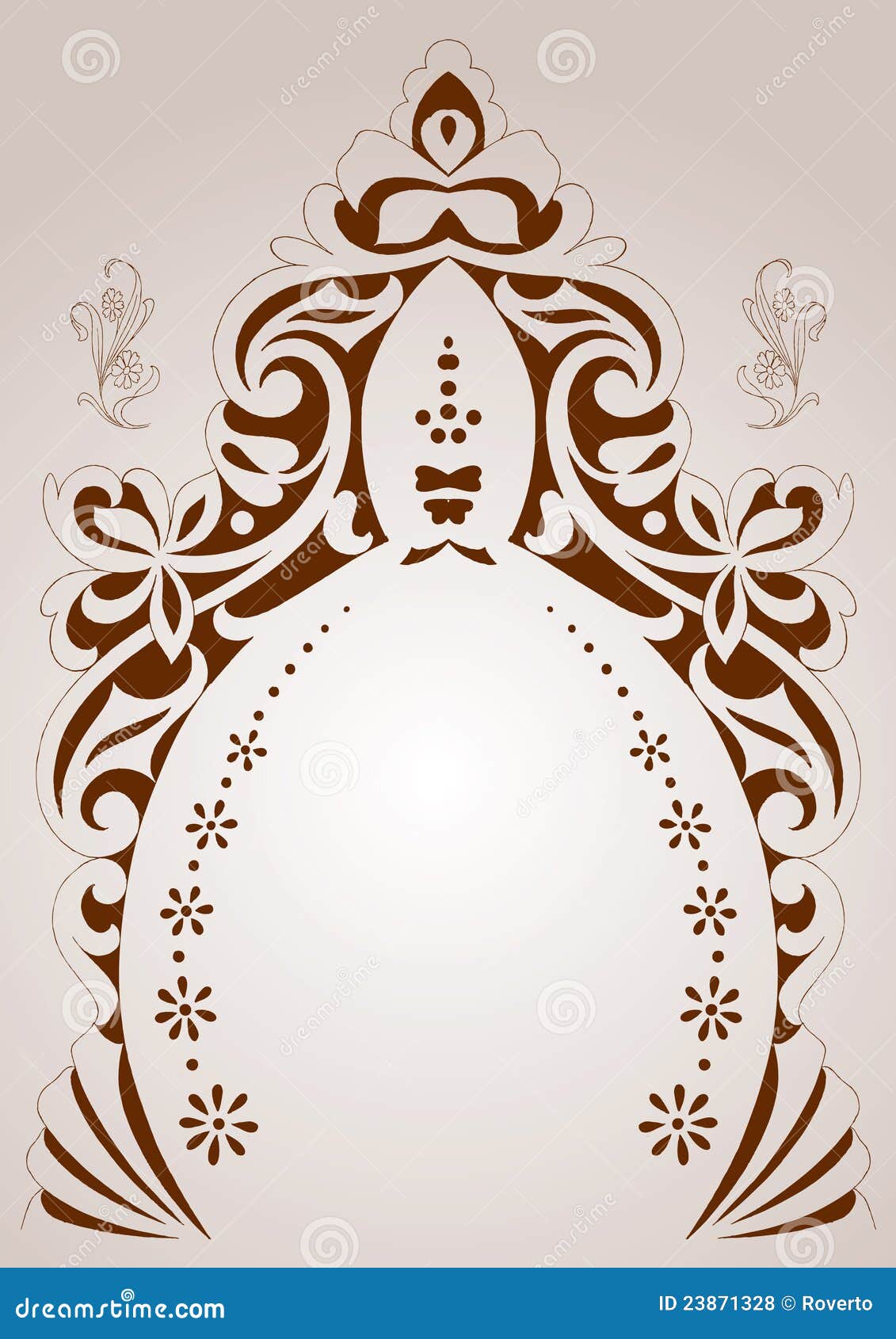 Retro frame stock vector. Illustration of holiday, elegant - 23871328