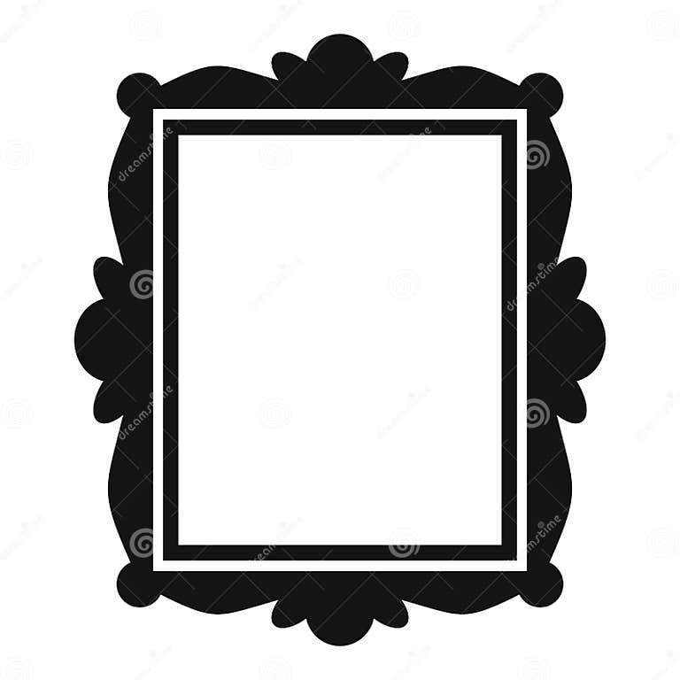 Retro Frame Icon Simple Vector. Old Picture Stock Vector - Illustration ...
