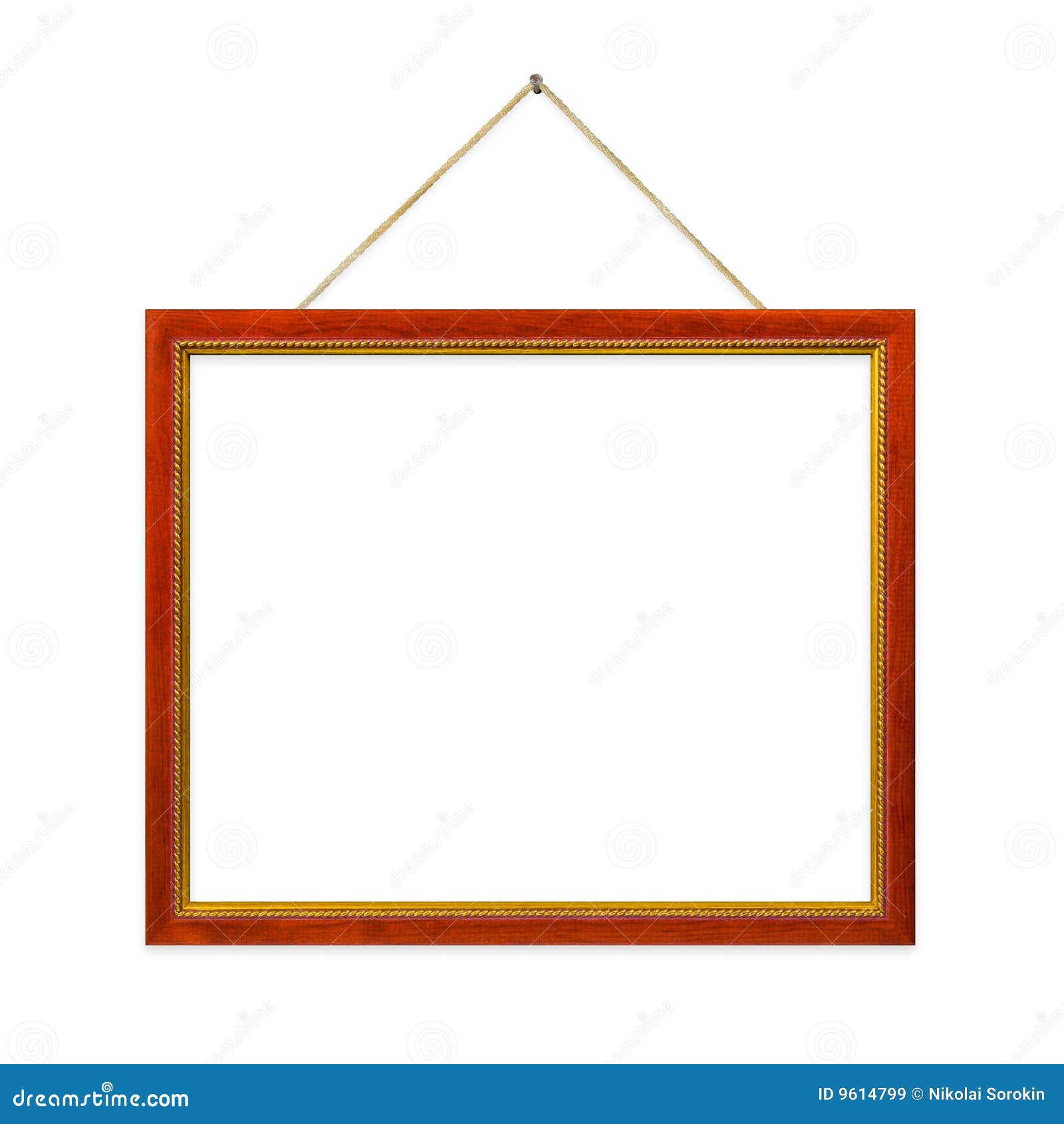 Retro frame with string stock image. Image of empty, house - 9614799