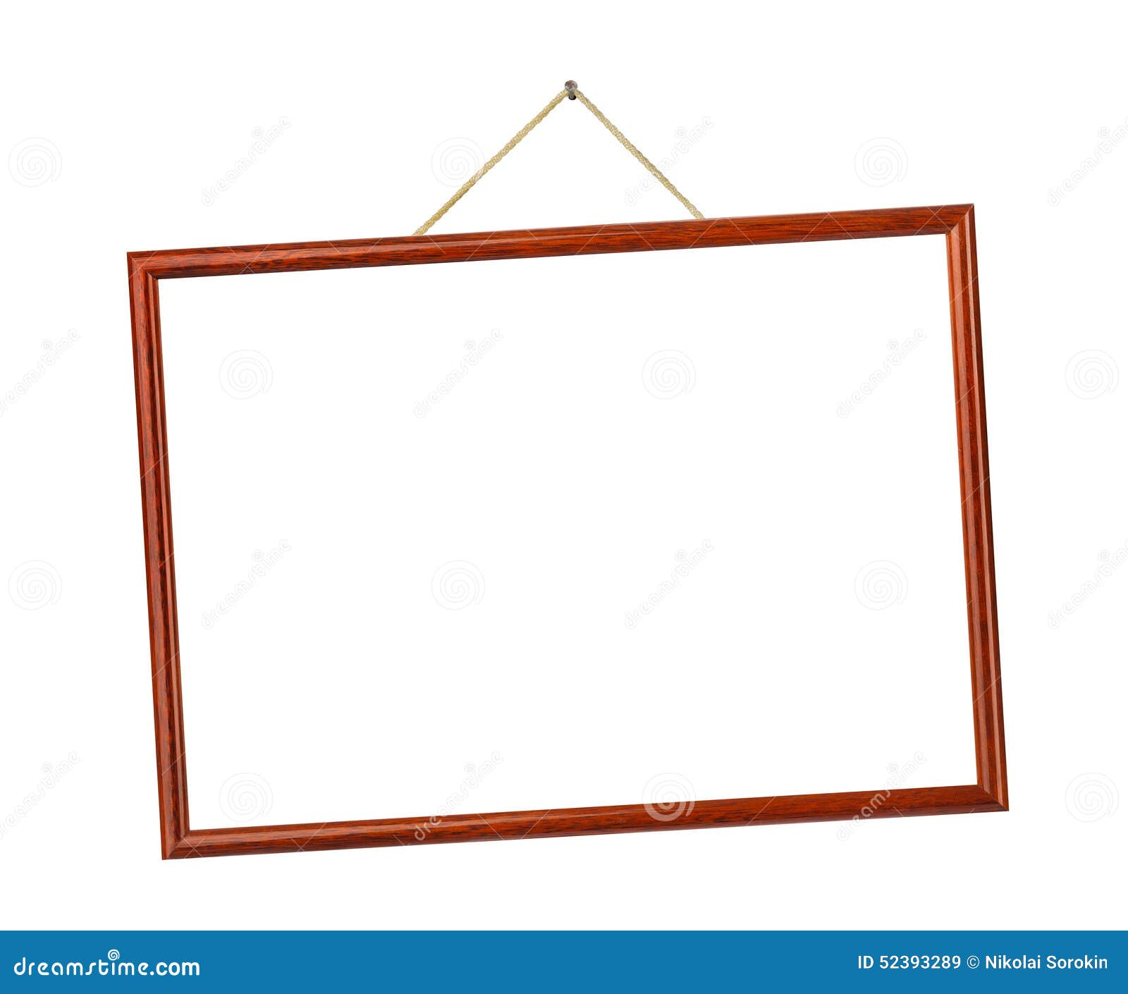 Retro frame on string stock image. Image of floral, antique - 52393289