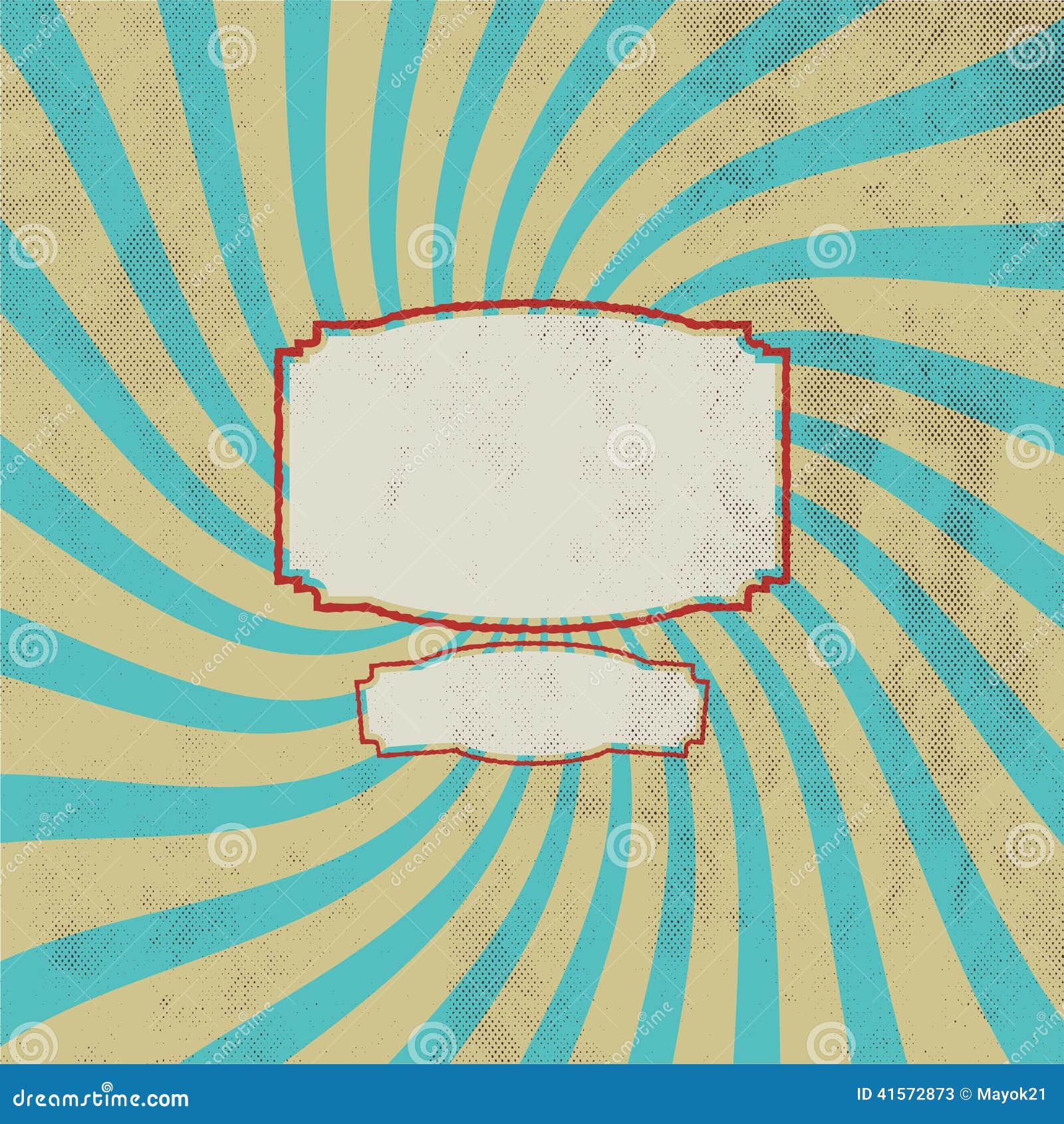 Retro Frame Template Design Stock Vector - Illustration of nature ...