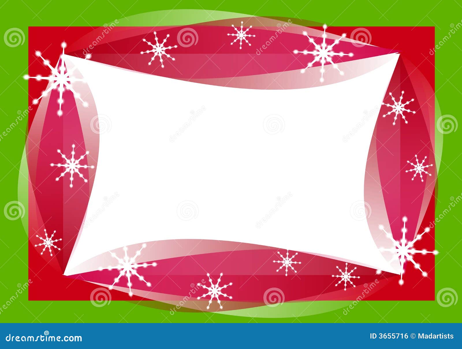 Retro Frame Van De Grens Van Kerstmis Stock Illustratie - Illustration ...