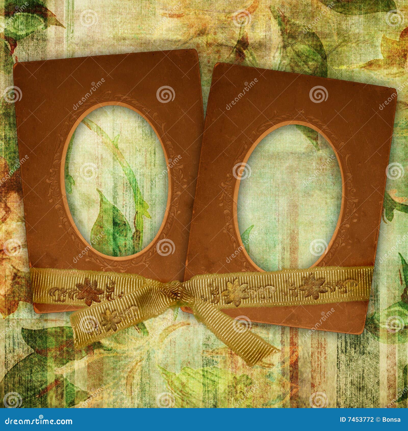 Retro frames stock illustration. Illustration of decor - 7453772