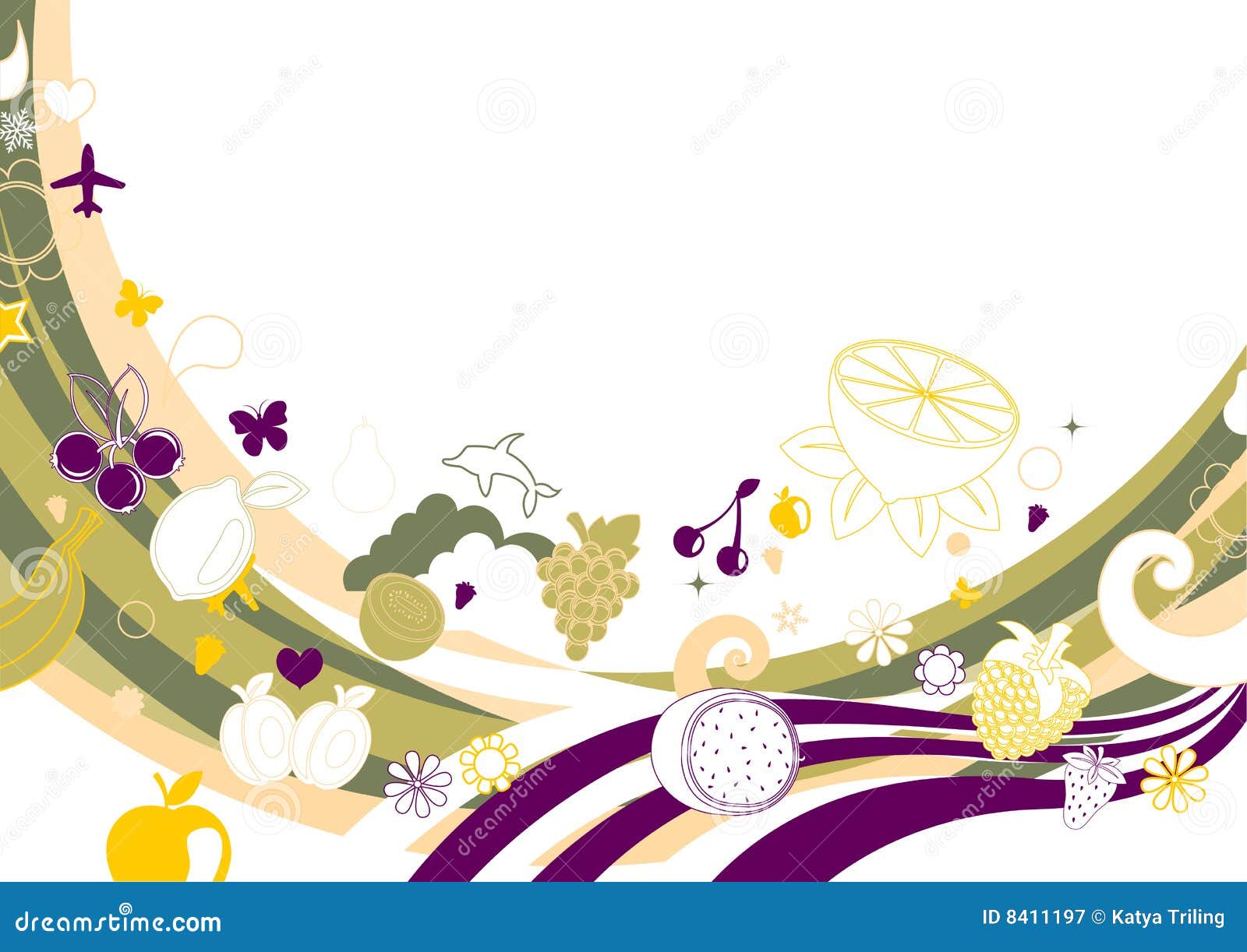 Retro funky Background stock vector. Illustration of elegance - 8411197