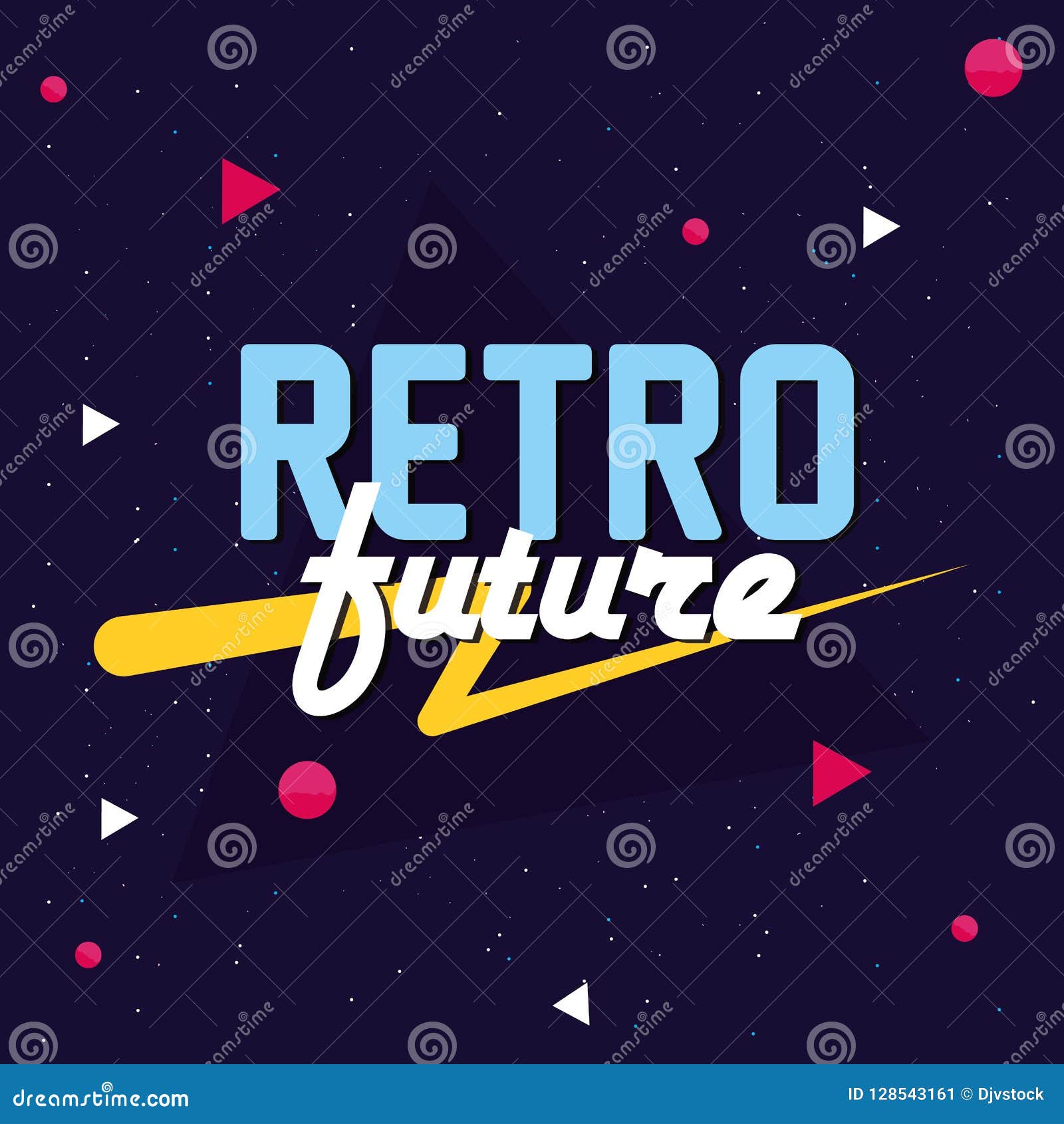 Retro future label icon stock vector. Illustration of cyber - 128543161