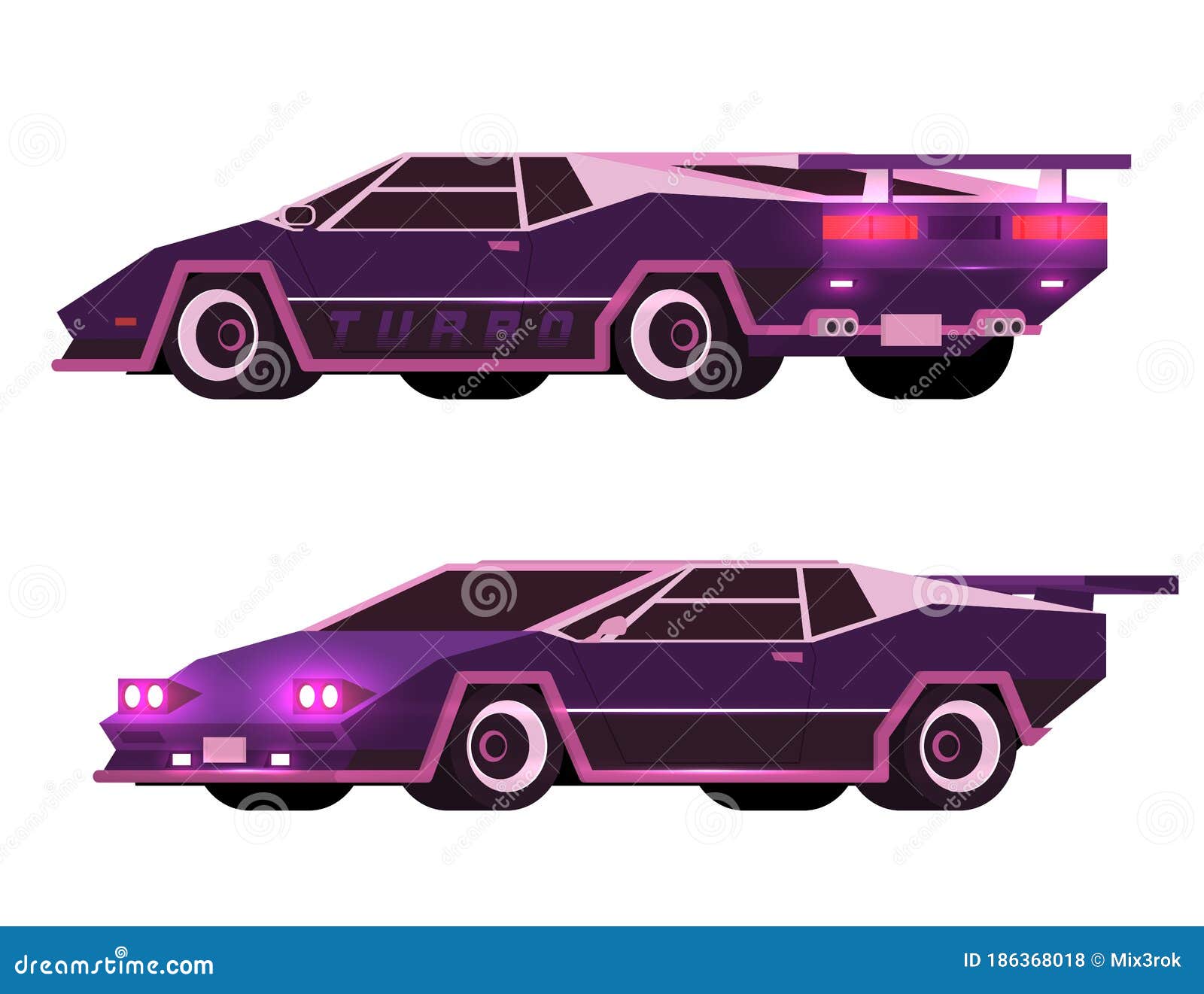 Vector Car 80s
