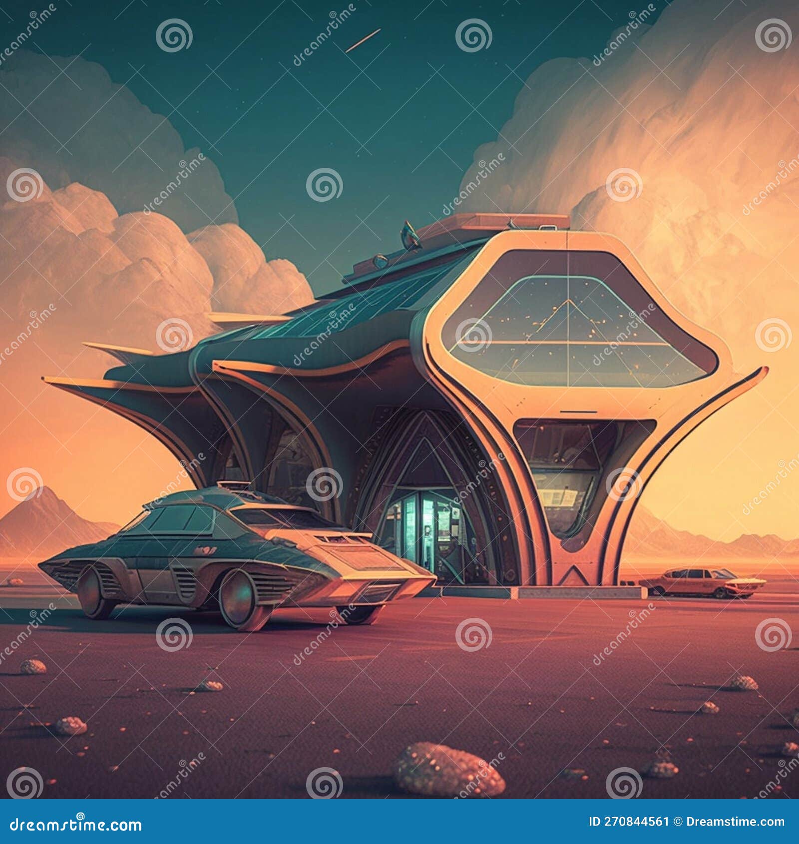 Retro Futurism Stock Illustration | CartoonDealer.com #270844561